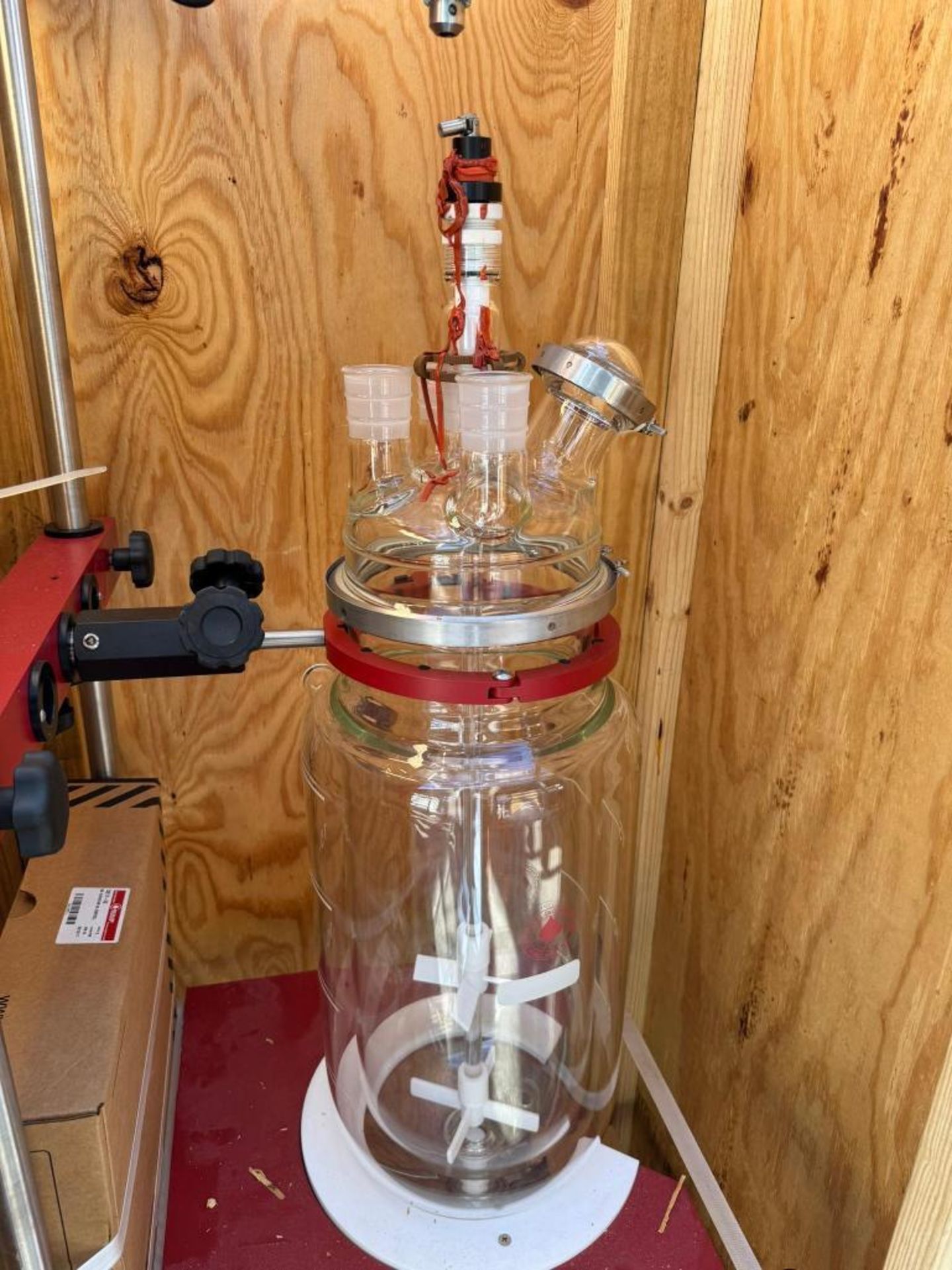 Ace Glass Incorporated 20 Liter Glass Reactor. With IKA Eurostar 60 ...