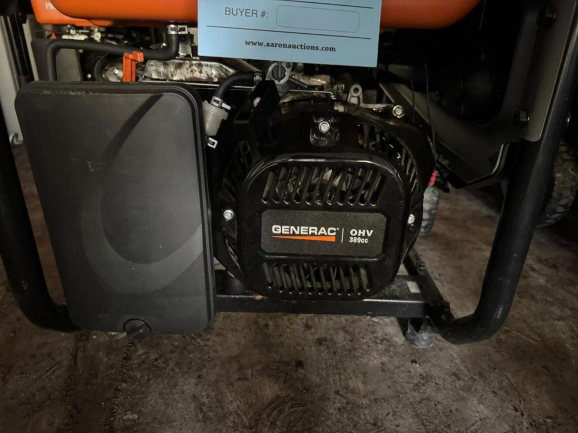Generac Power Rush GP6500 Portable Generator, Model# G0076802, Serial ...
