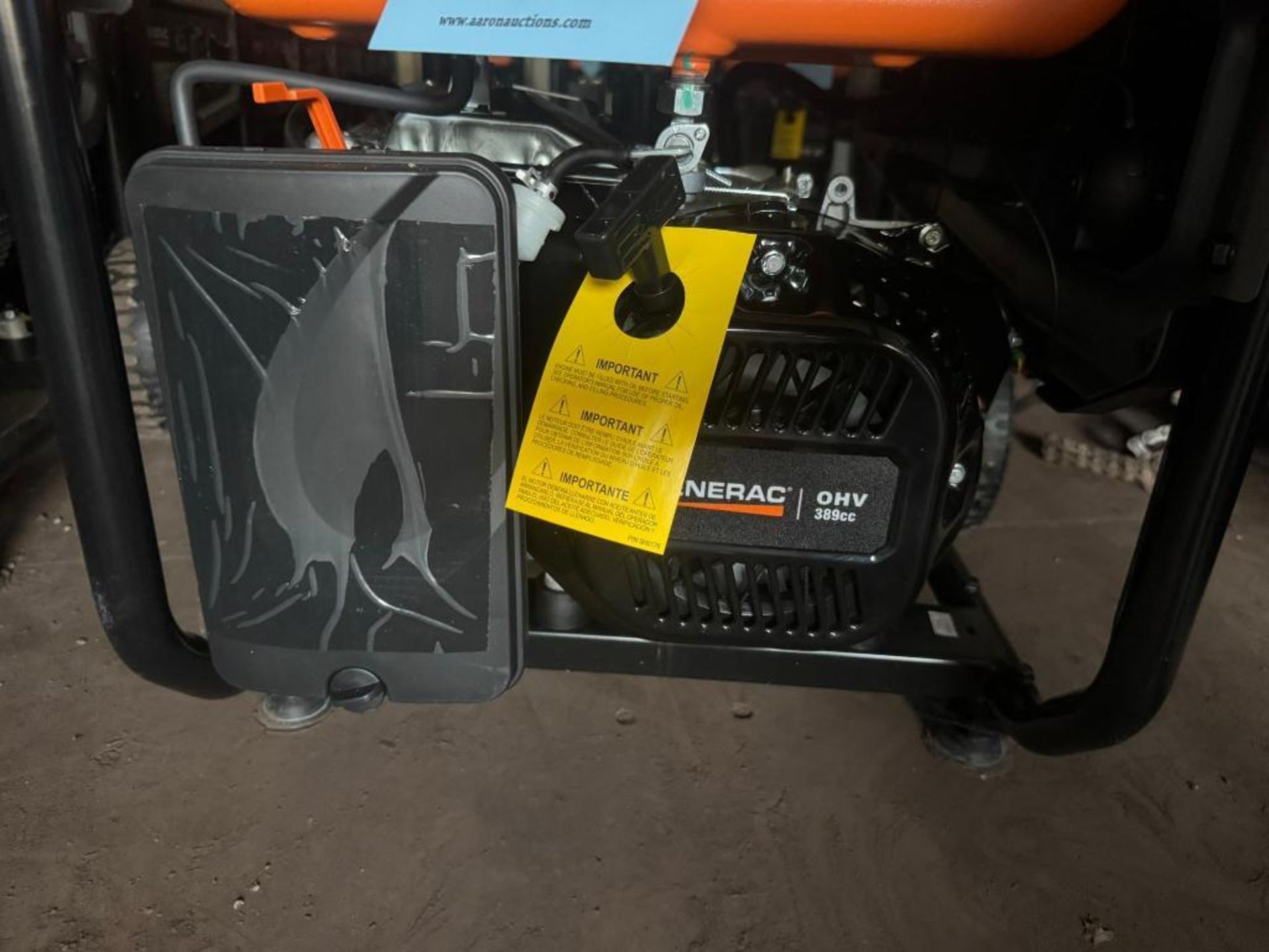 Generac Power Rush GP6500 Portable Generator, Model# G0076802, Serial ...