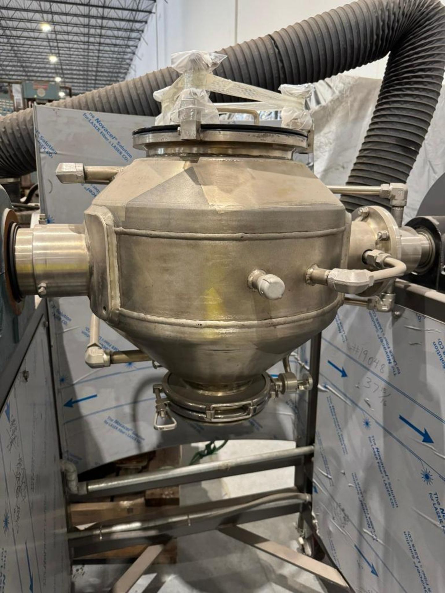 UNUSED Gemco 1 Cubic Foot Double Cone Formulator, Serial# GVD19048 ...