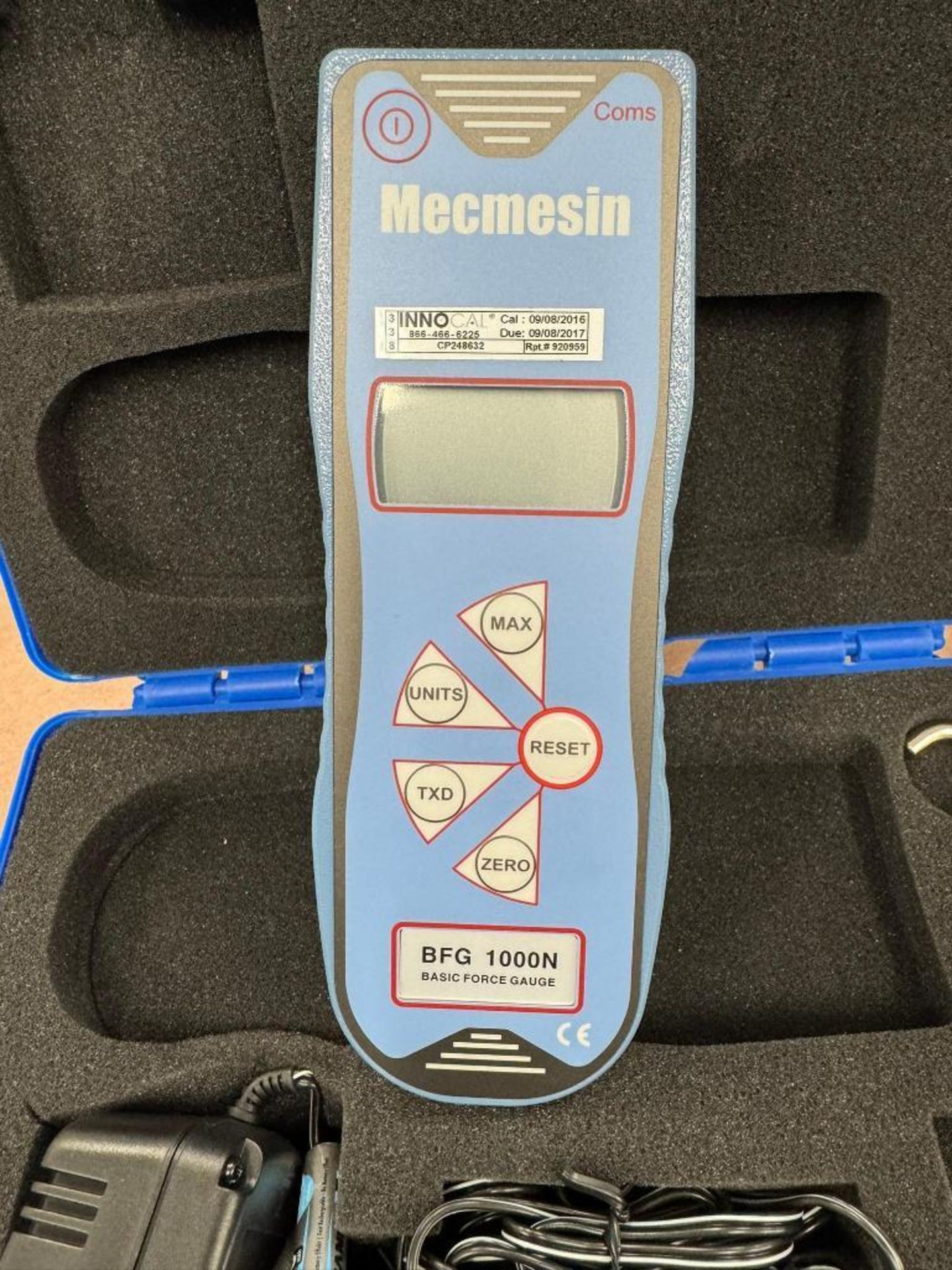Lot Consisting Of: (1) Mecmesin BFG 1000N basic force gauge, (1 ...