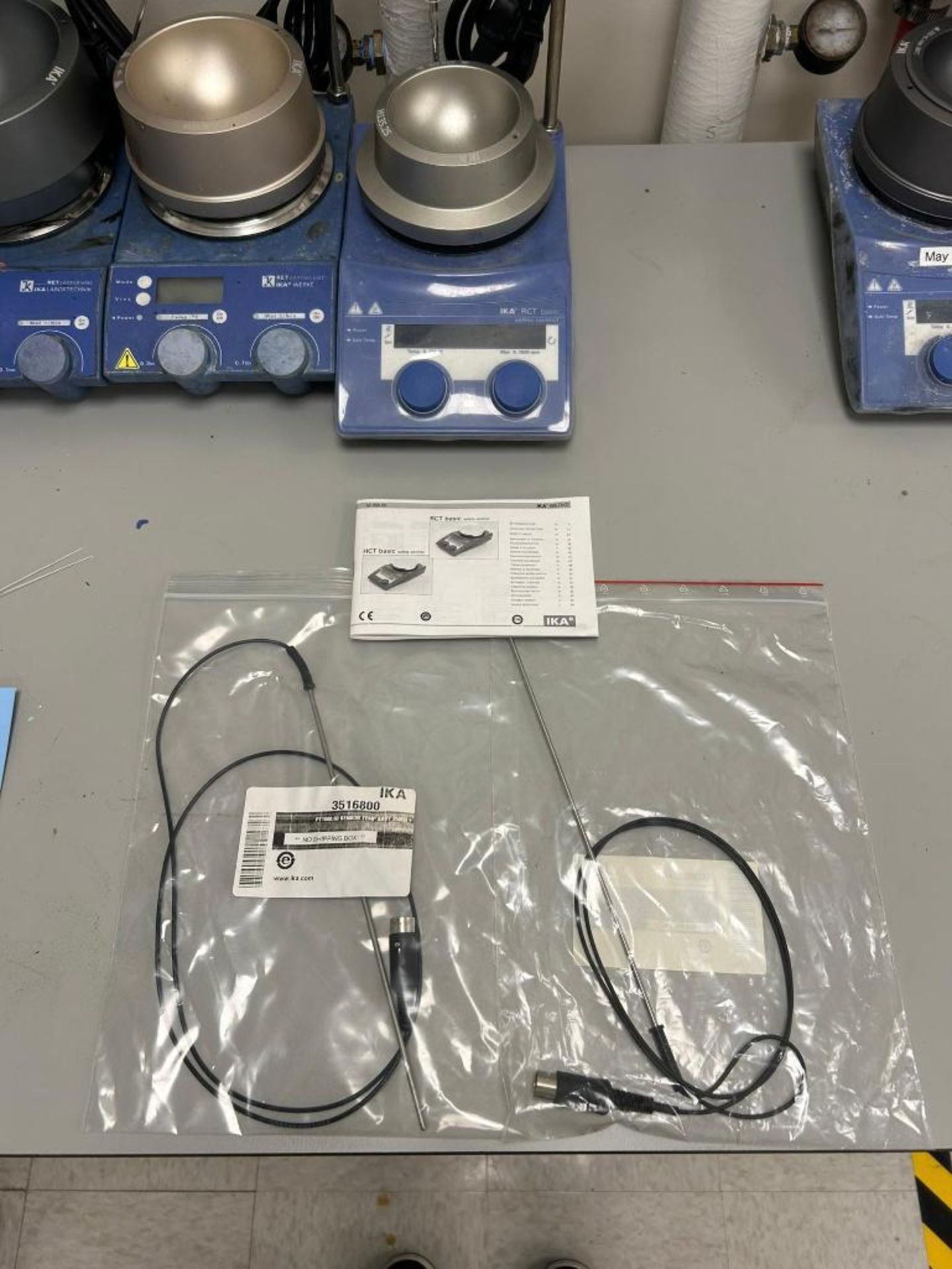 Lot Consisting of: (2) IKA RET Control-Visc Magnetic Stirrers with ...