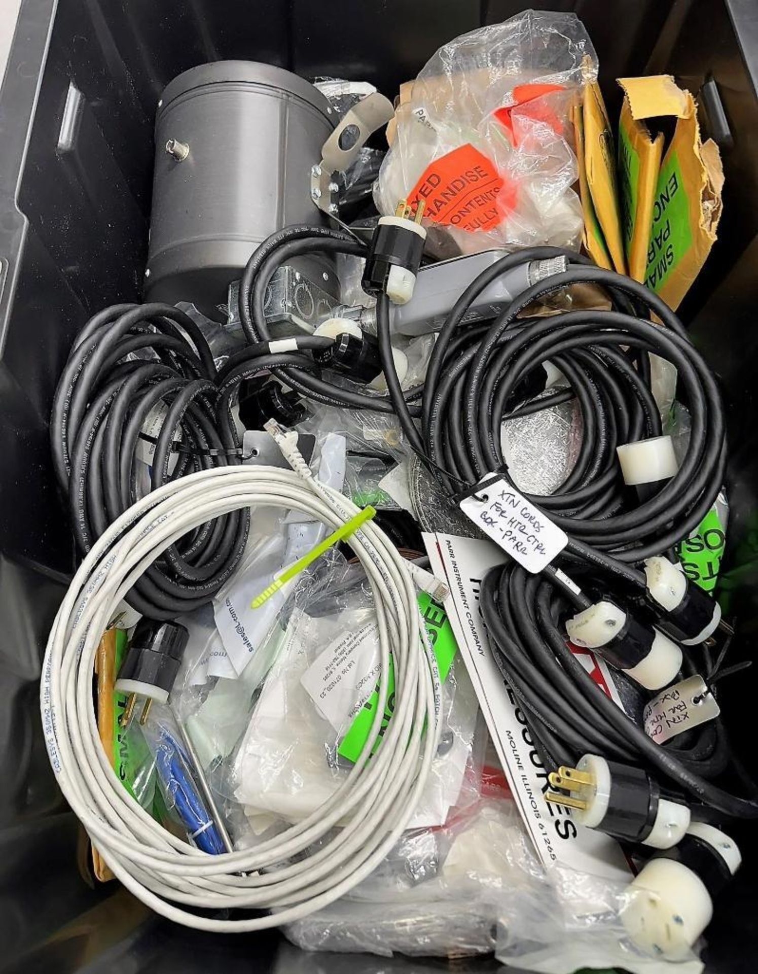 Lot Of Assorted Parr Parts. With assorted controllers, cords, heating ...