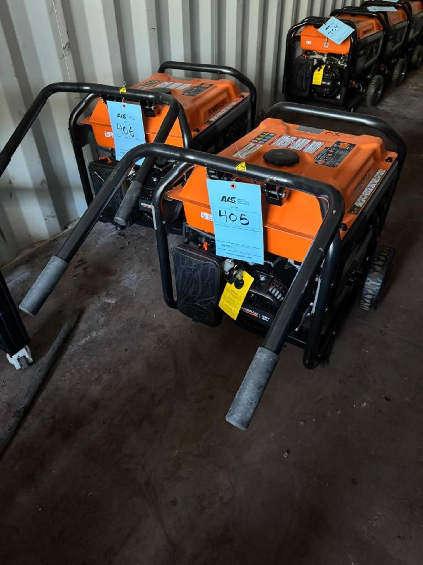 Generac Power Rush GP6500 Portable Generator, Model# G0076802, Serial ...