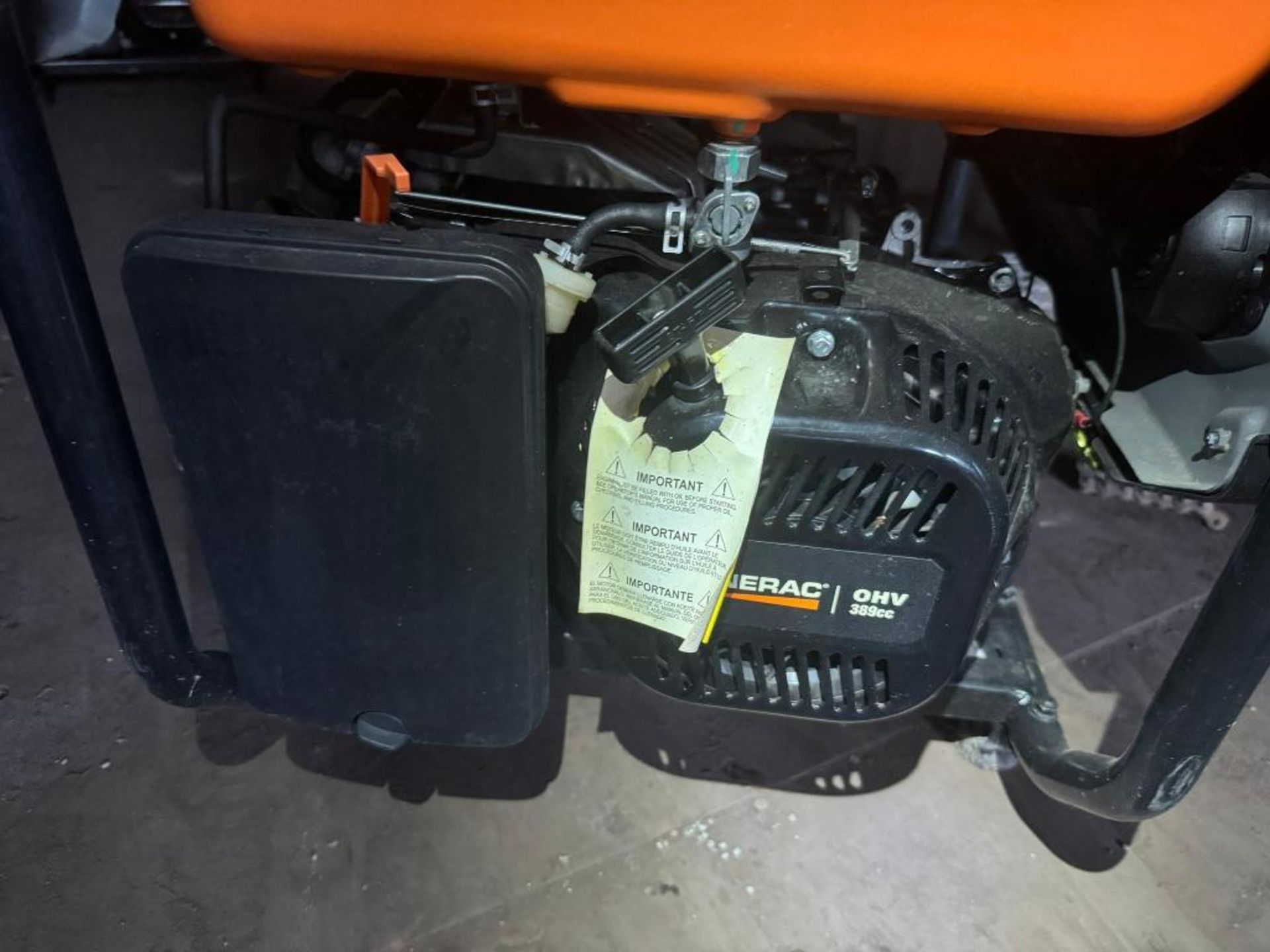 Generac Power Rush GP6500 Portable Generator, Model# G0076802, Serial ...