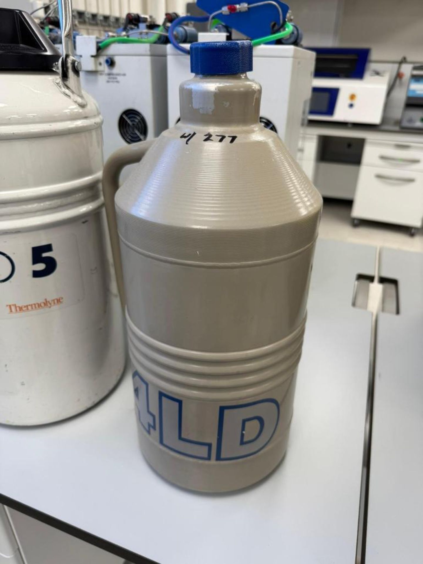 Lot Of (5) Liquid Nitrogen Dewars. With (1) Worthington 25LDB With ...