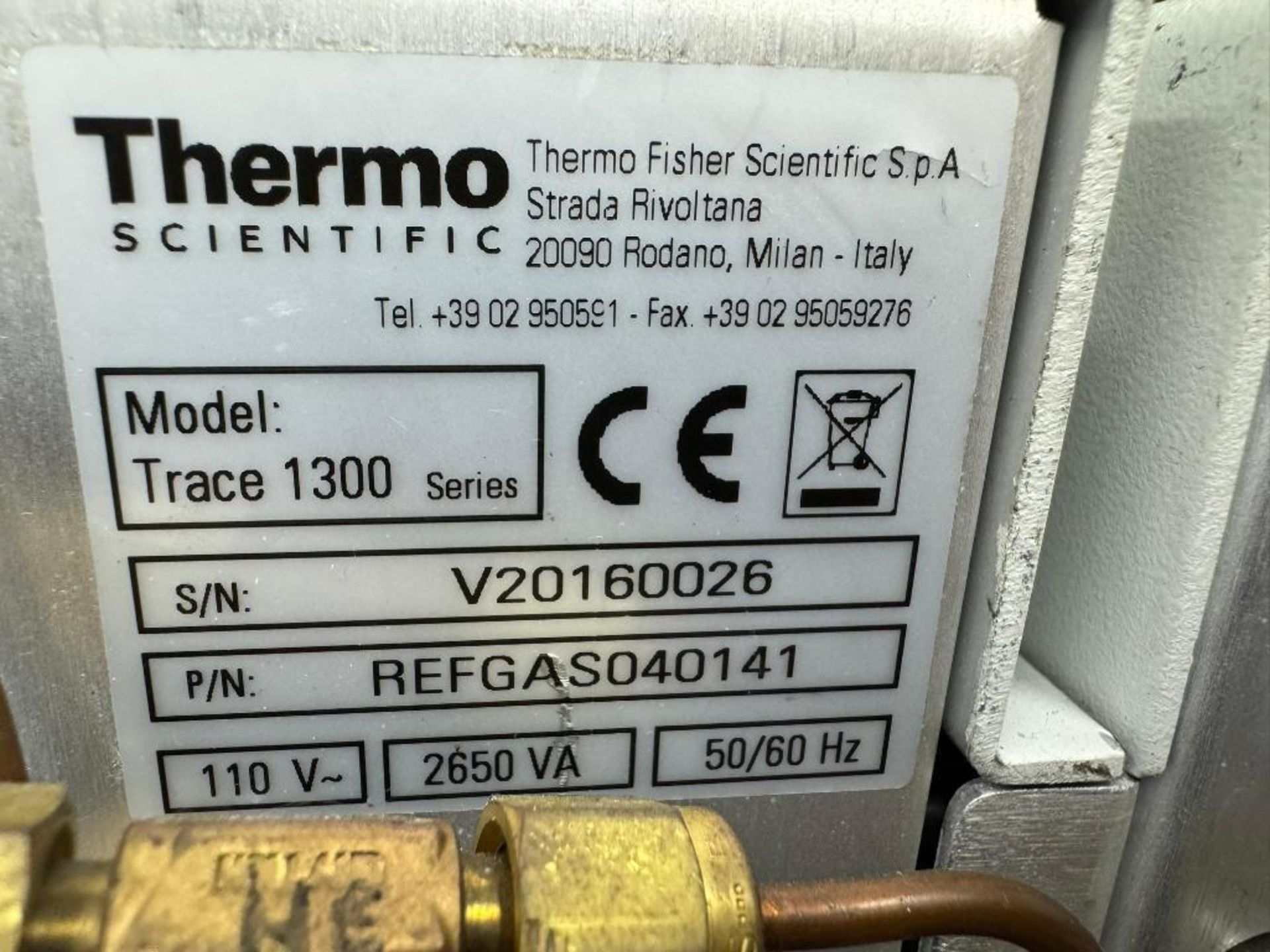 Thermo Scientific Trace 1310 Gas Chromatograph, Serial# 716100552. With ...