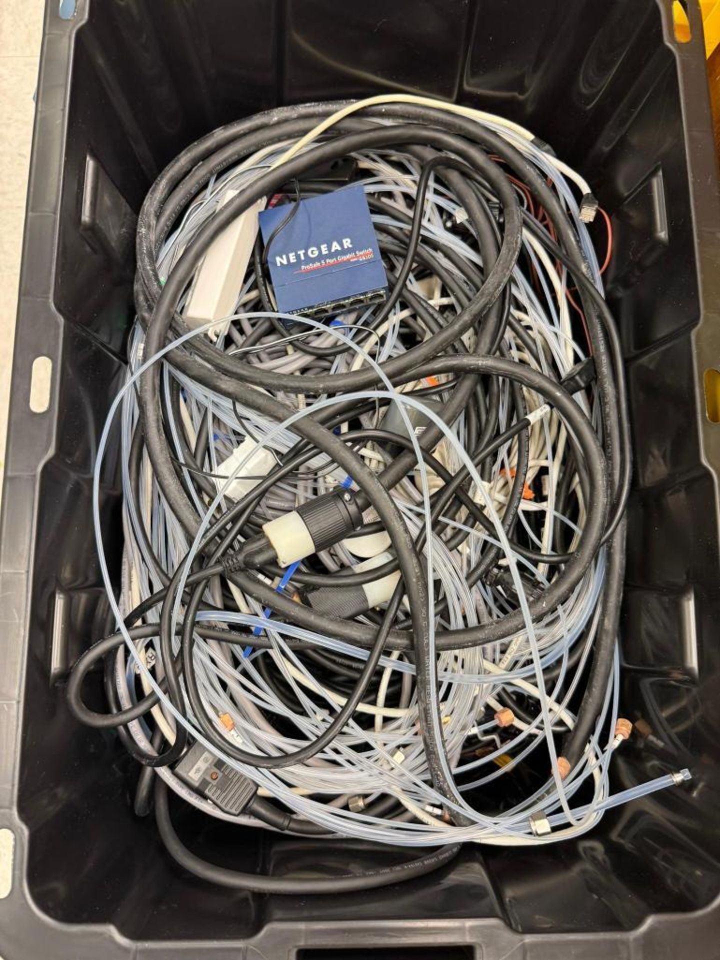 Lot Of Assorted Parr Parts. With (4) bins of stirrers, baskets, filter ...