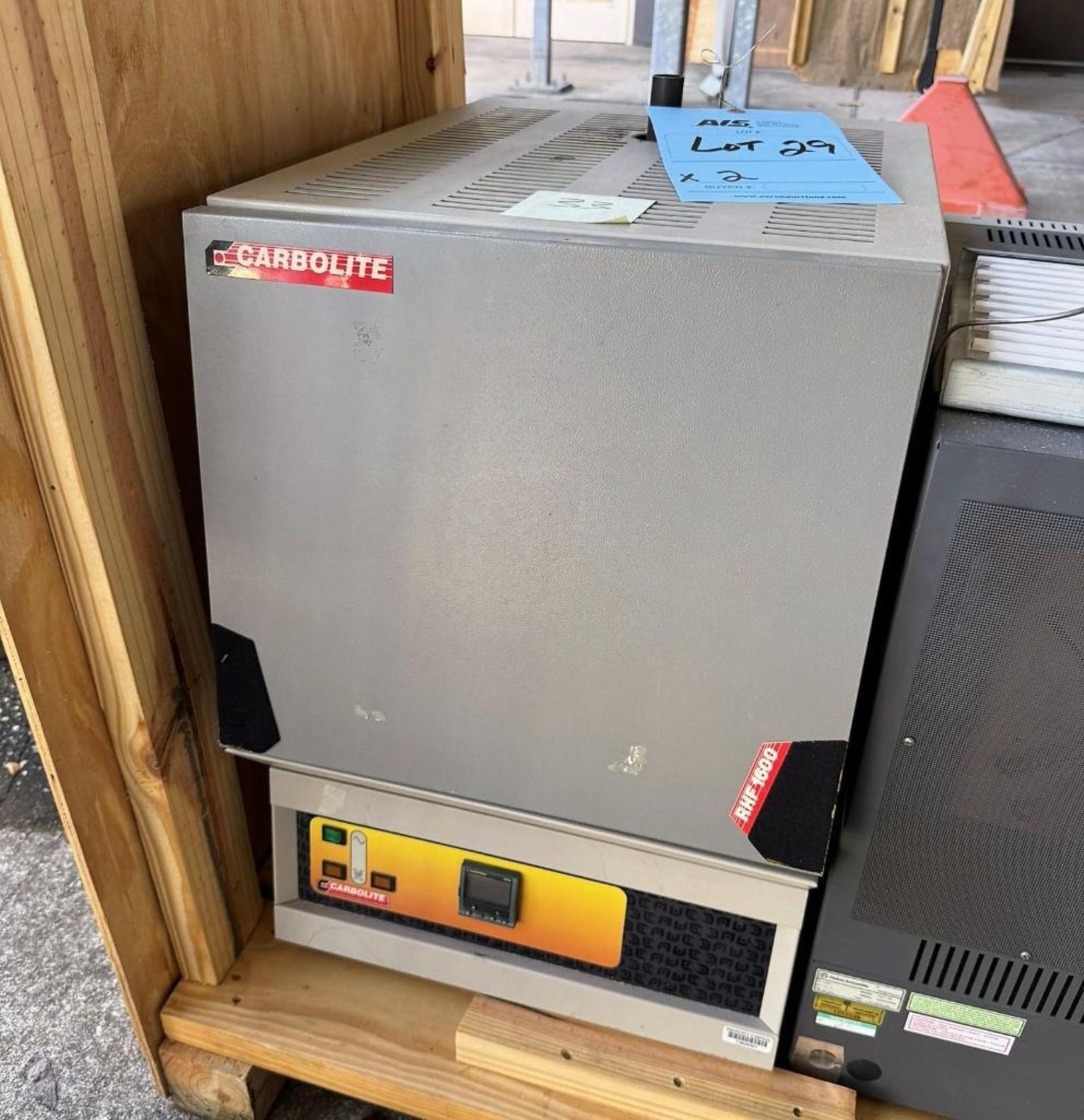 Lot Of (2) Furnaces. With (1) Carbolite Furnace, Type RHF 16/3, Serial ...