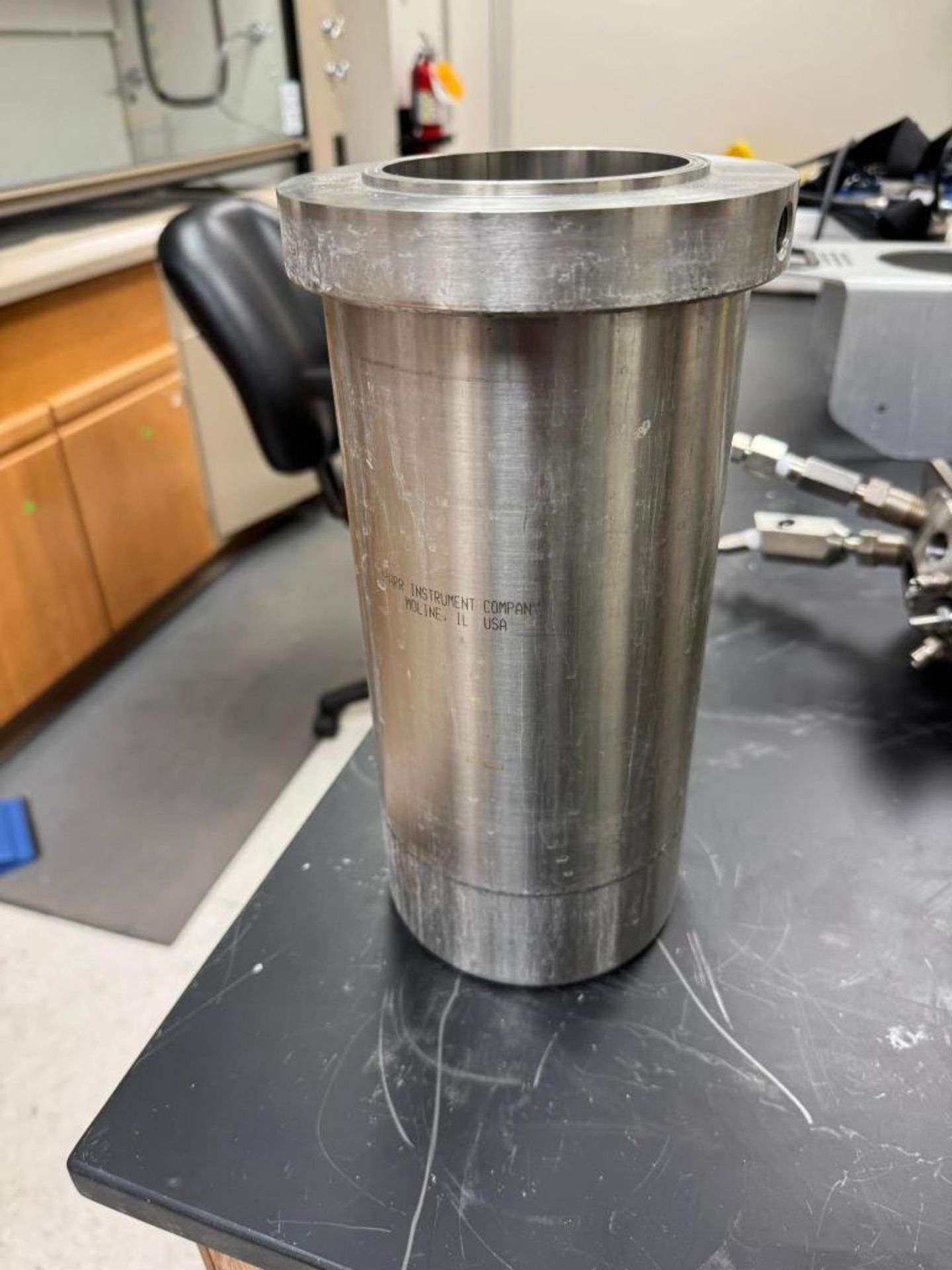 Lot Of Assorted Parr Parts. With (4) Hastelloy high pressure vessels ...