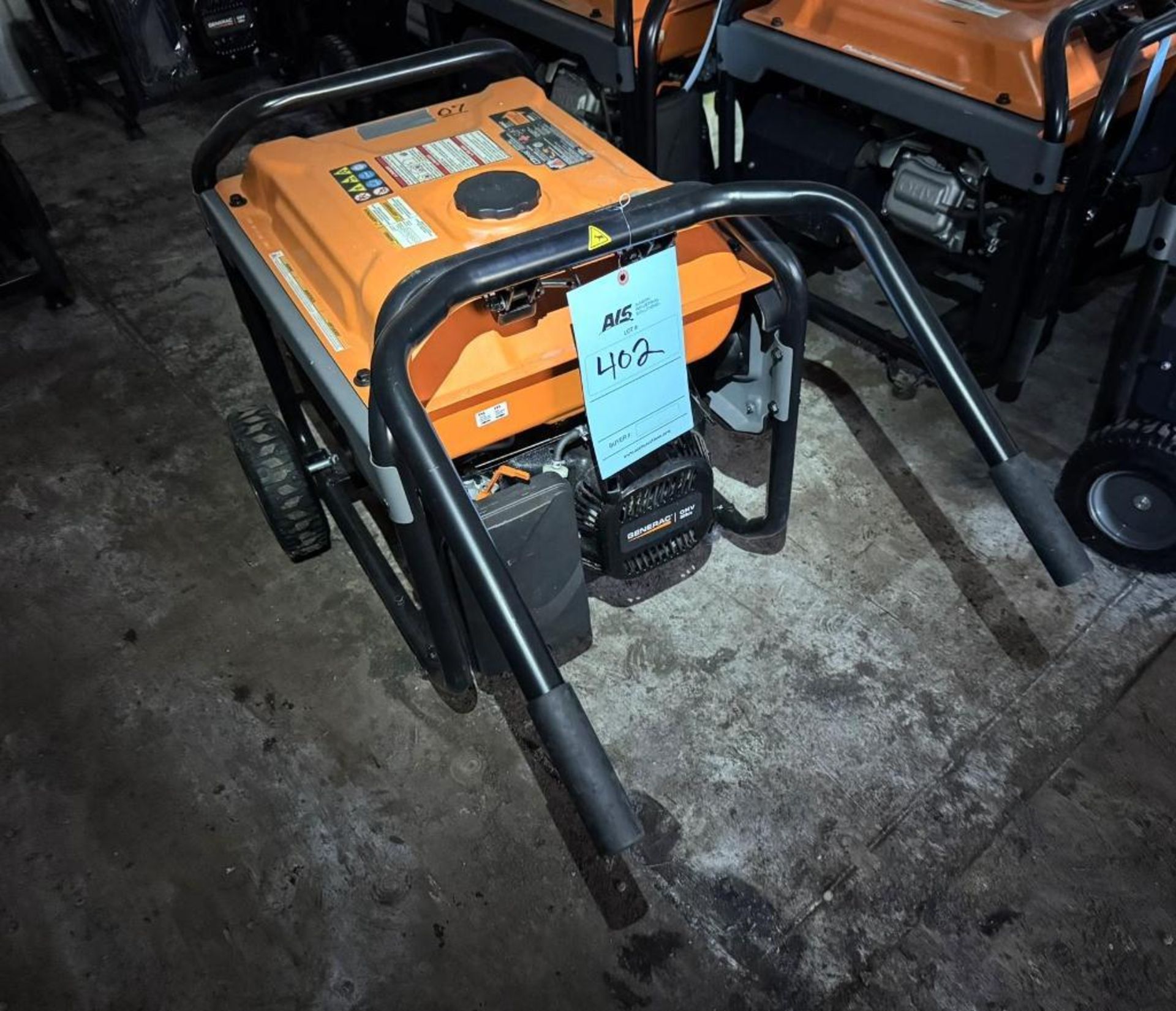 Generac Power Rush GP6500 Portable Generator, Model# G0076802, Serial ...