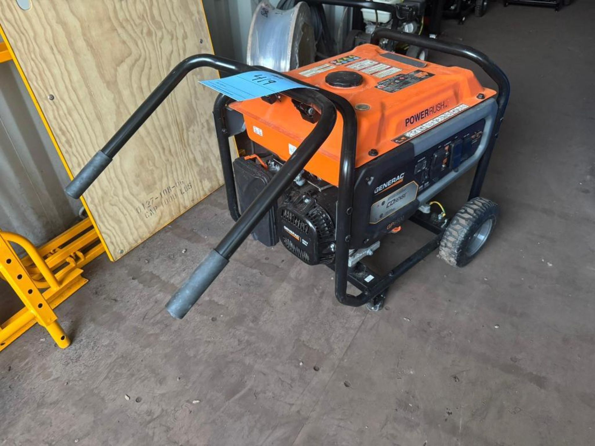 Generac Power Rush GP6500 Portable Generator, Model# G0076802, Serial ...