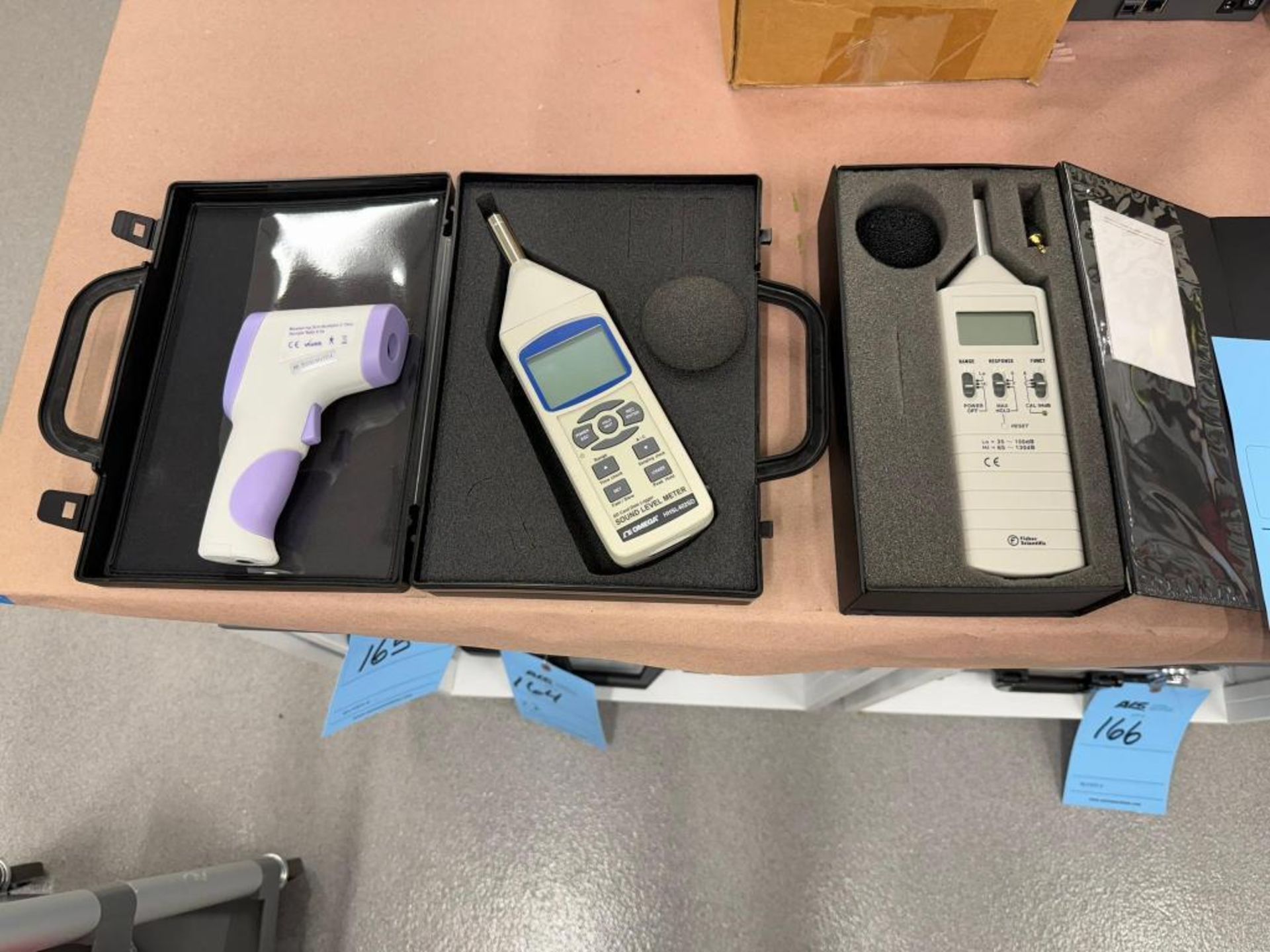 Lot Consisting Of: (1) Fisher Scientific CP364956 sound meter, (1 ...