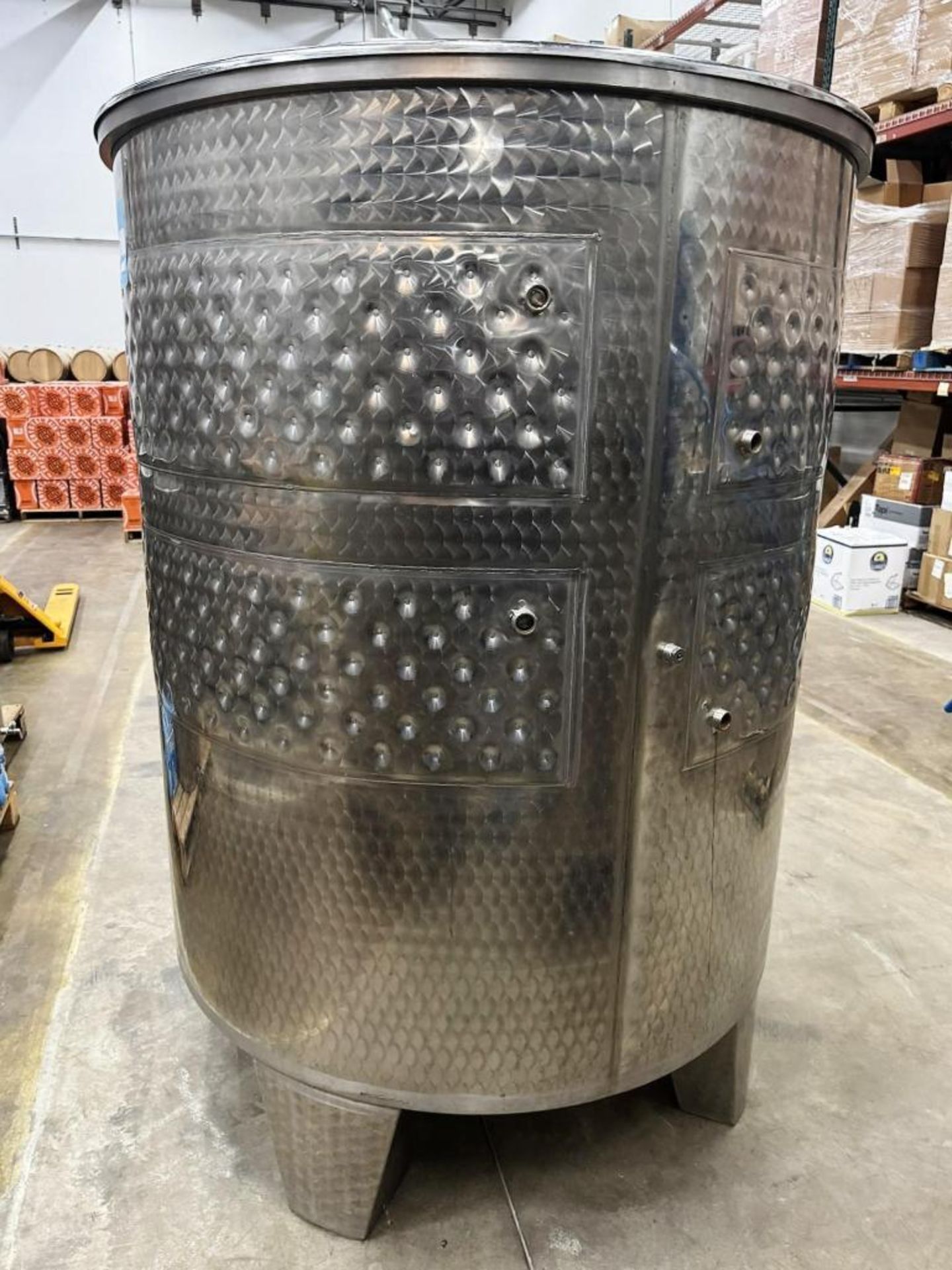 Zottel 2000 Liter Stainless Steel Jacketed Alcohol Tank. Approximate ...