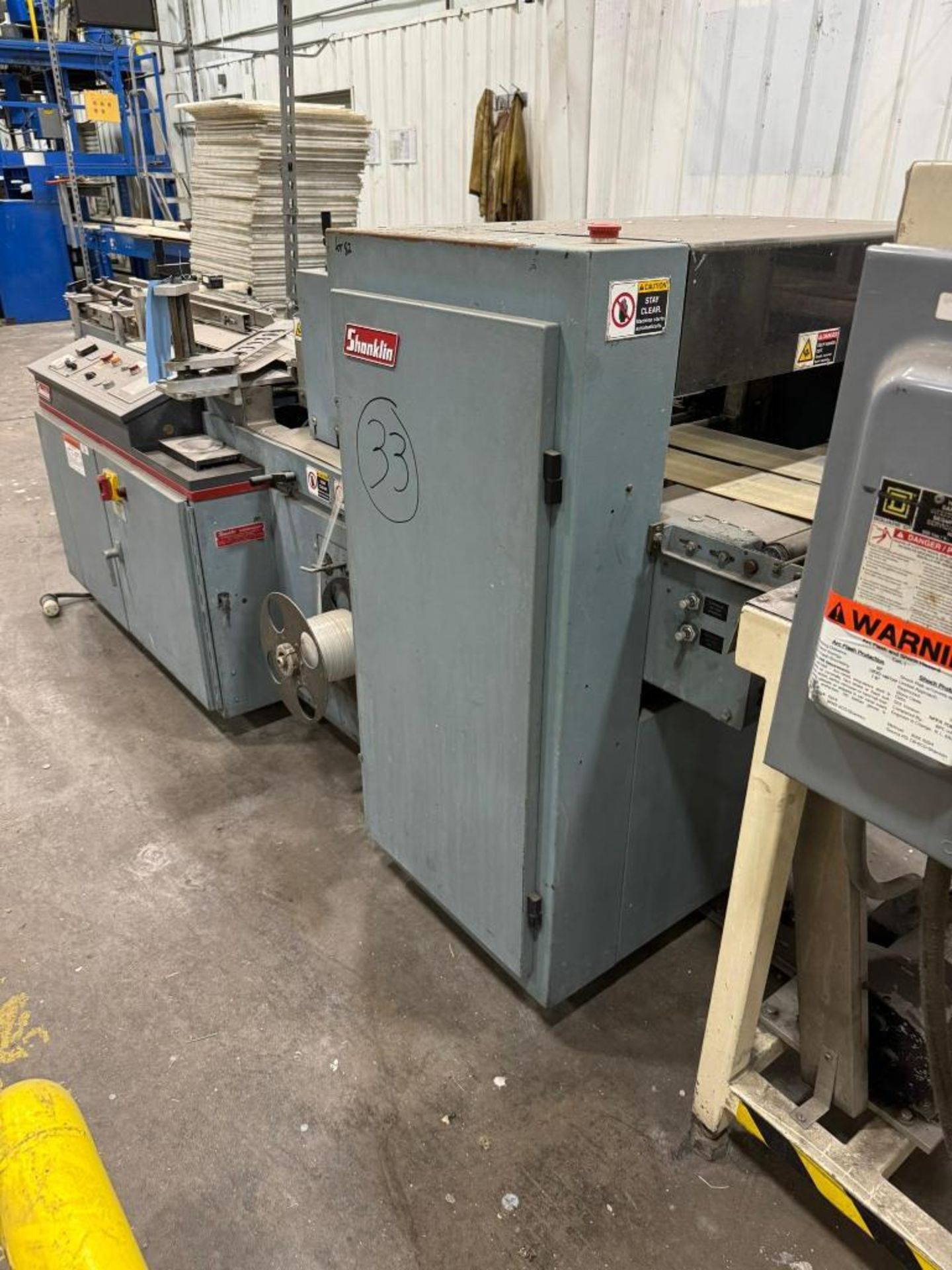Shrink Line Consisting of: (1) Shanklin High Speed Side Sealer, Model ...