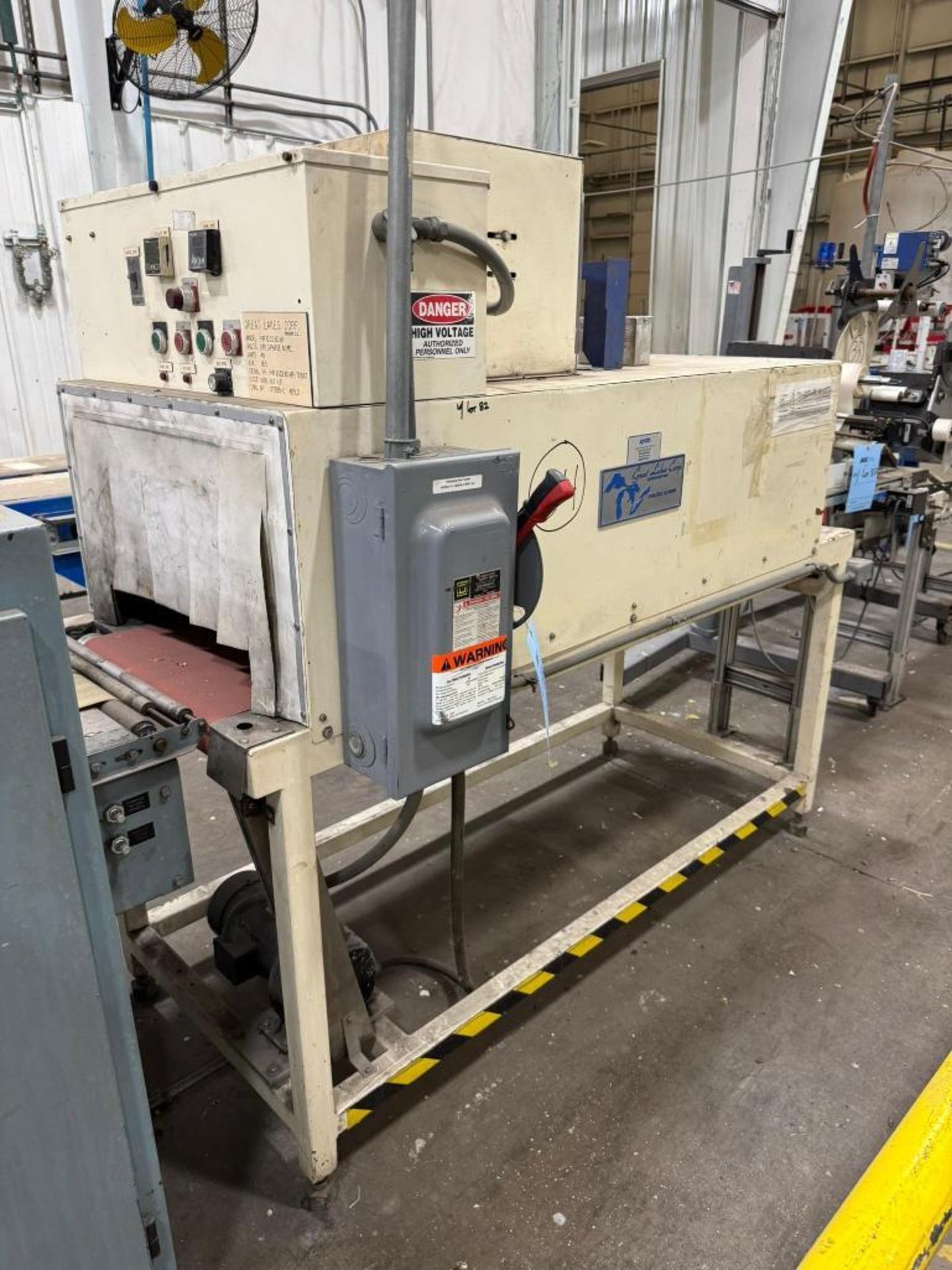 Shrink Line Consisting of: (1) Shanklin High Speed Side Sealer, Model ...