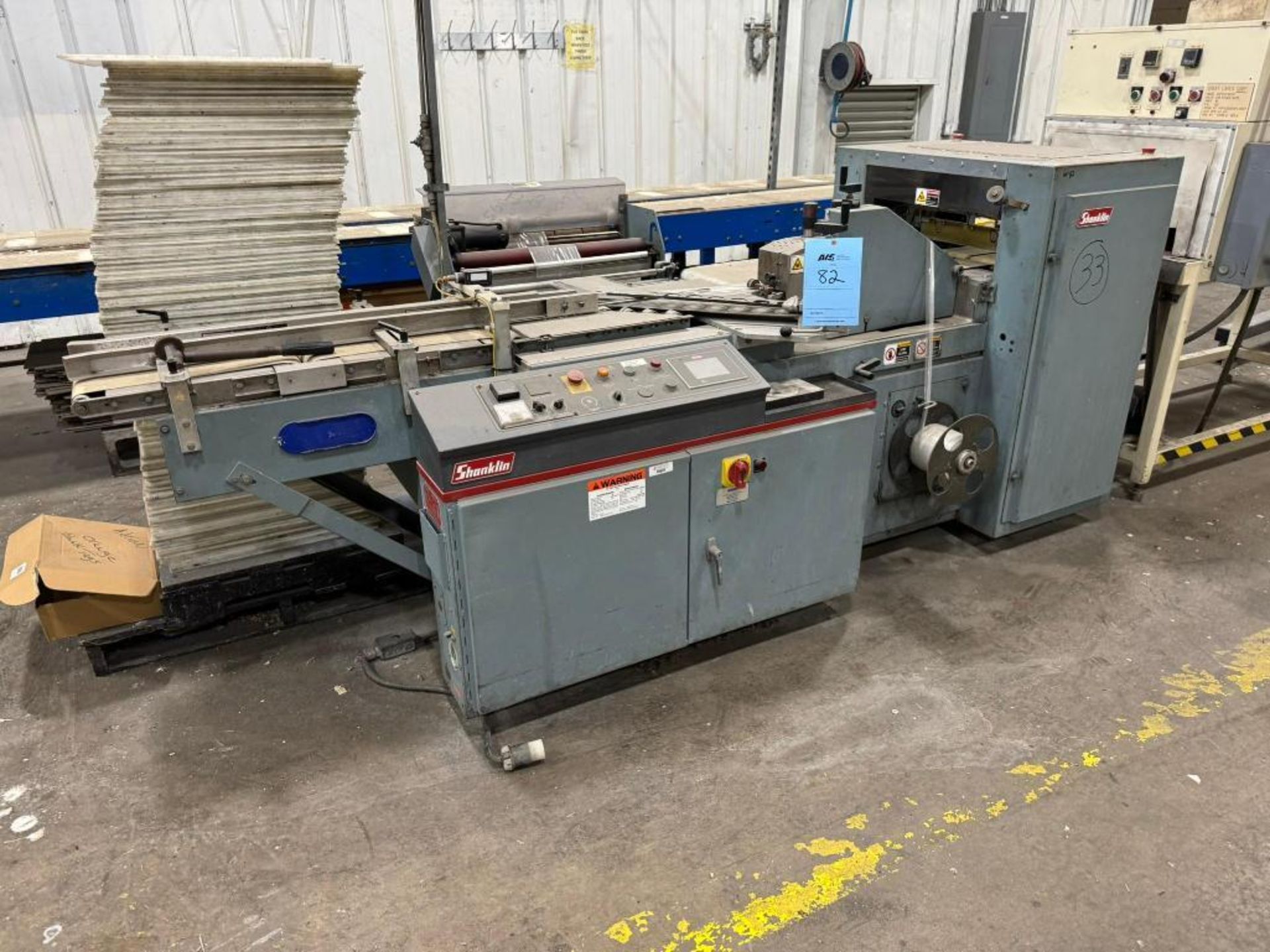 Shrink Line Consisting of: (1) Shanklin High Speed Side Sealer, Model ...