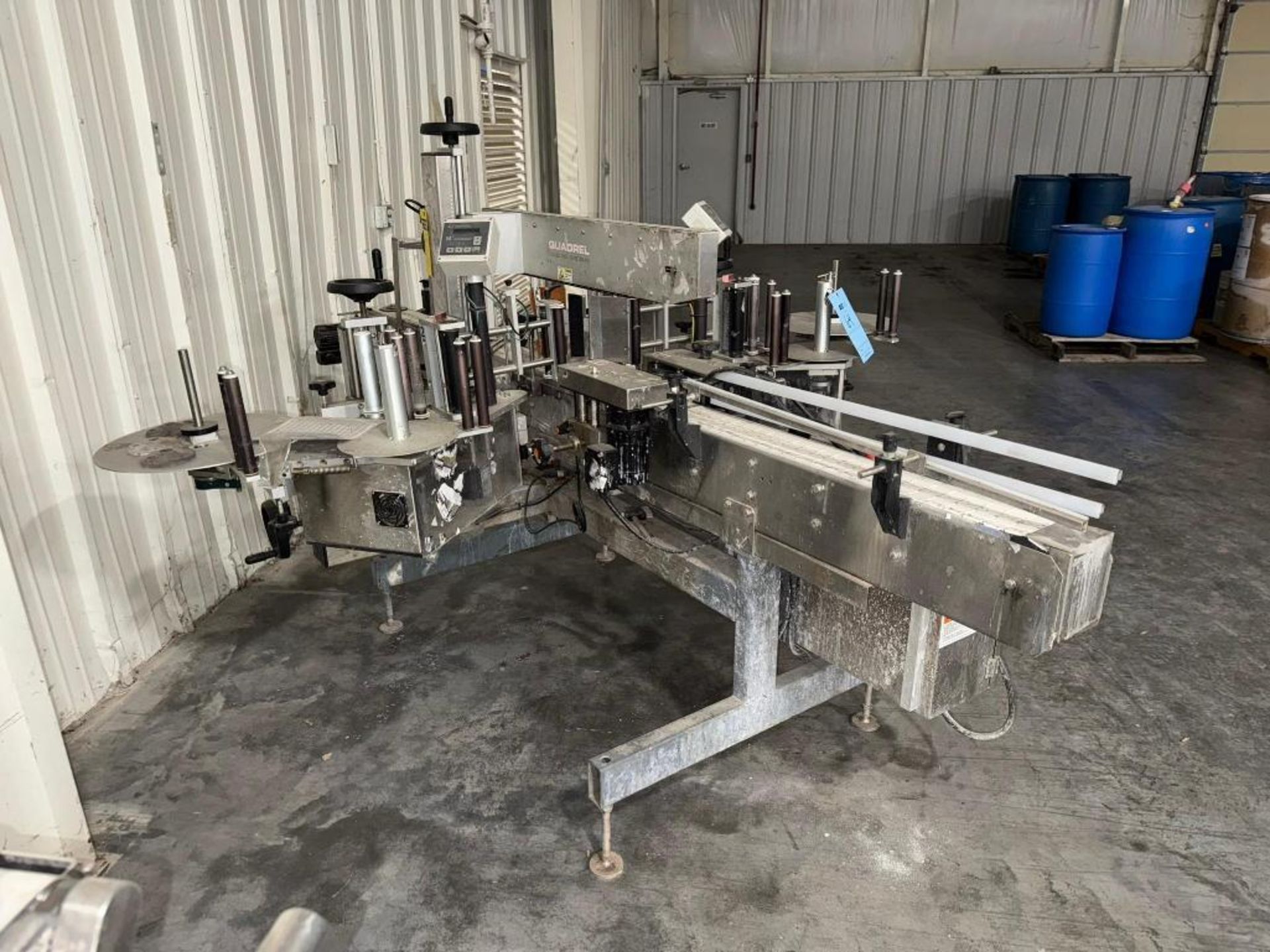 Quadrel labeling Systems Label Applicator, Model# Q105-Econoline-F/B ...
