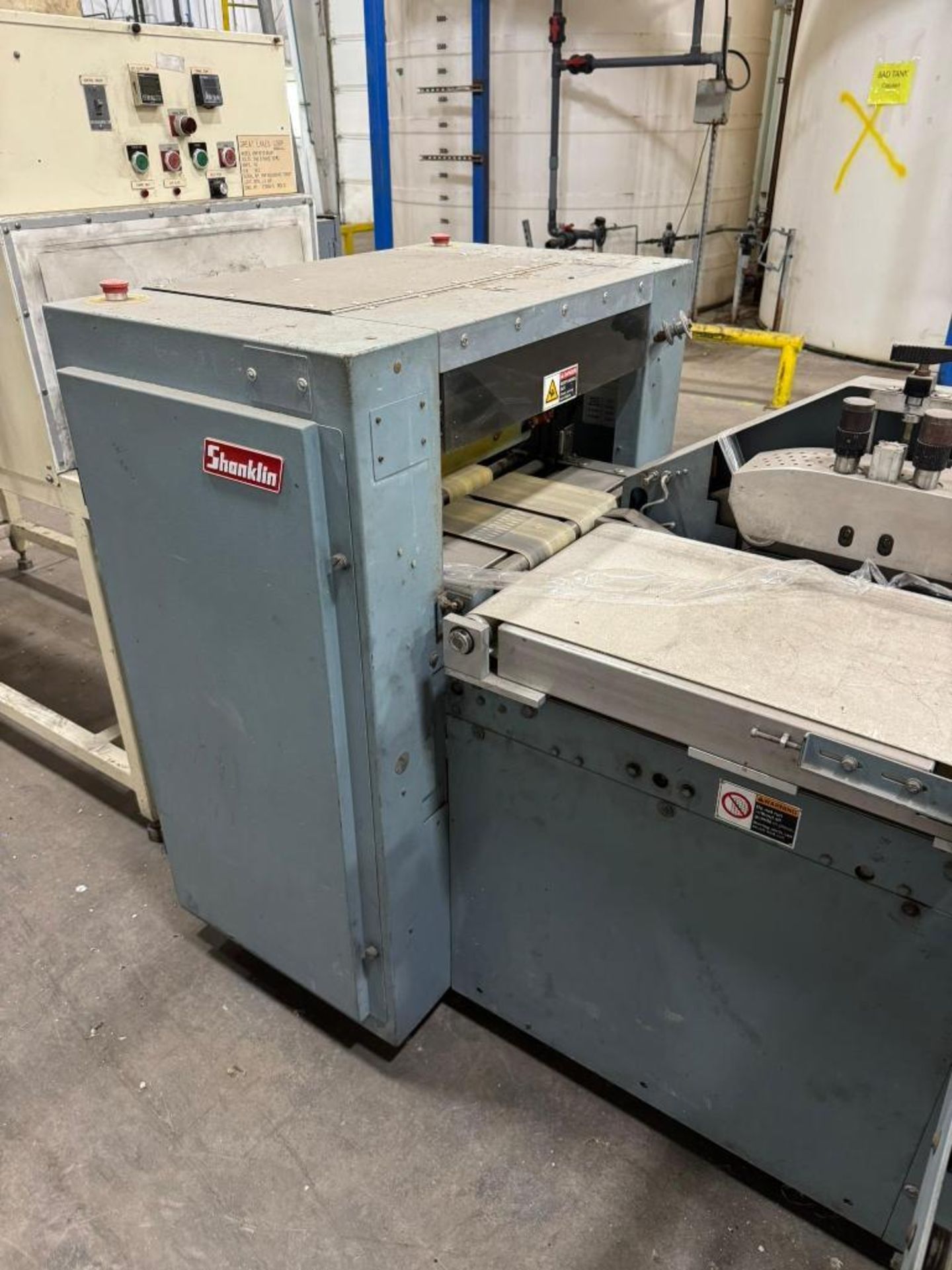 Shrink Line Consisting of: (1) Shanklin High Speed Side Sealer, Model ...