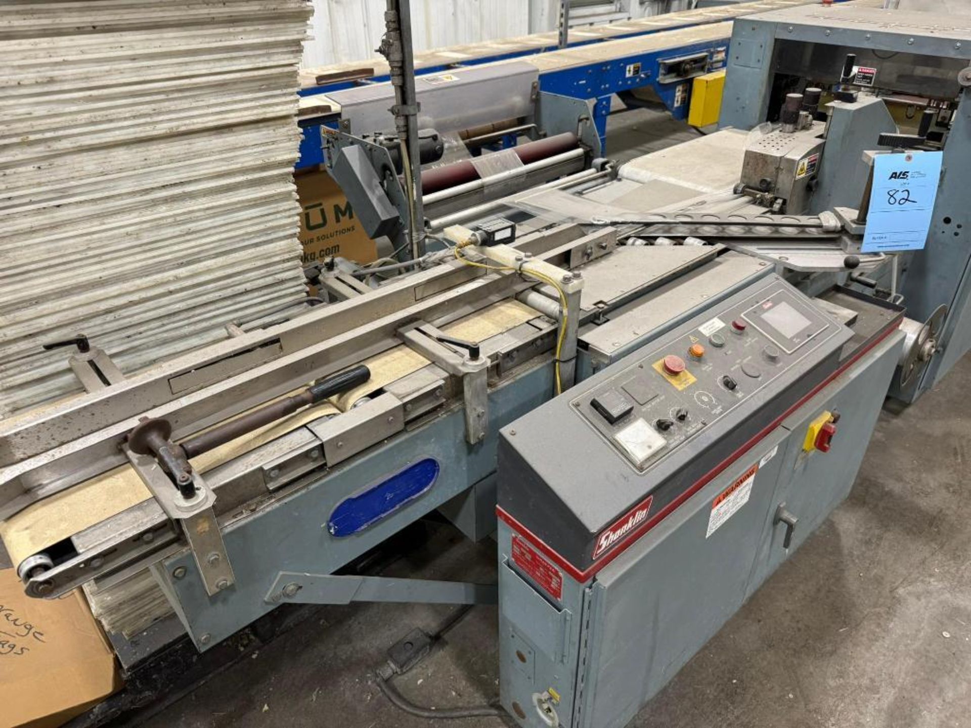 Shrink Line Consisting of: (1) Shanklin High Speed Side Sealer, Model ...