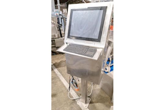 Stainless Steel Industrial Computer Workstation with Keyboard and ...