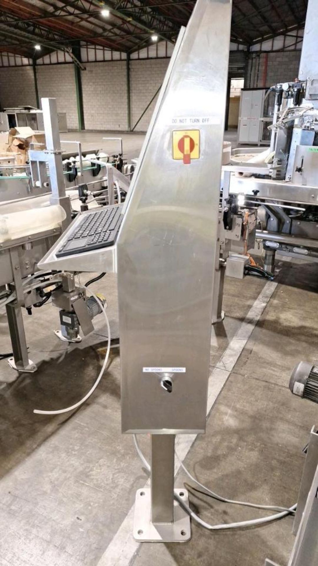 Stainless Steel Industrial Computer Workstation with Keyboard and ...