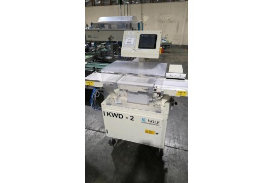 Wolf KWD-2 Industrial Checkweigher, Serial No. 2.01.052, 2001