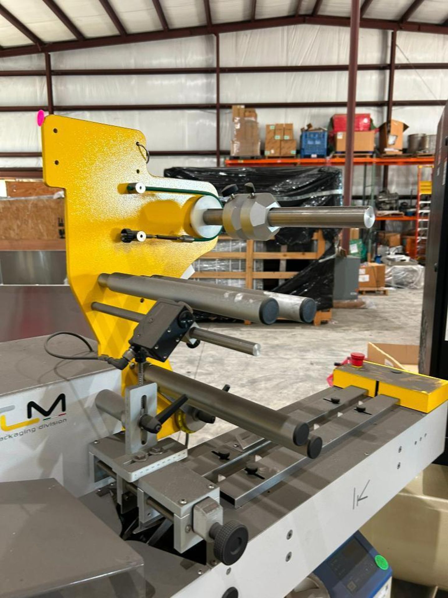 TLM Flow Wrapping Machine, Model # Wiki, Serial # 1377. With SMC Thermo ...