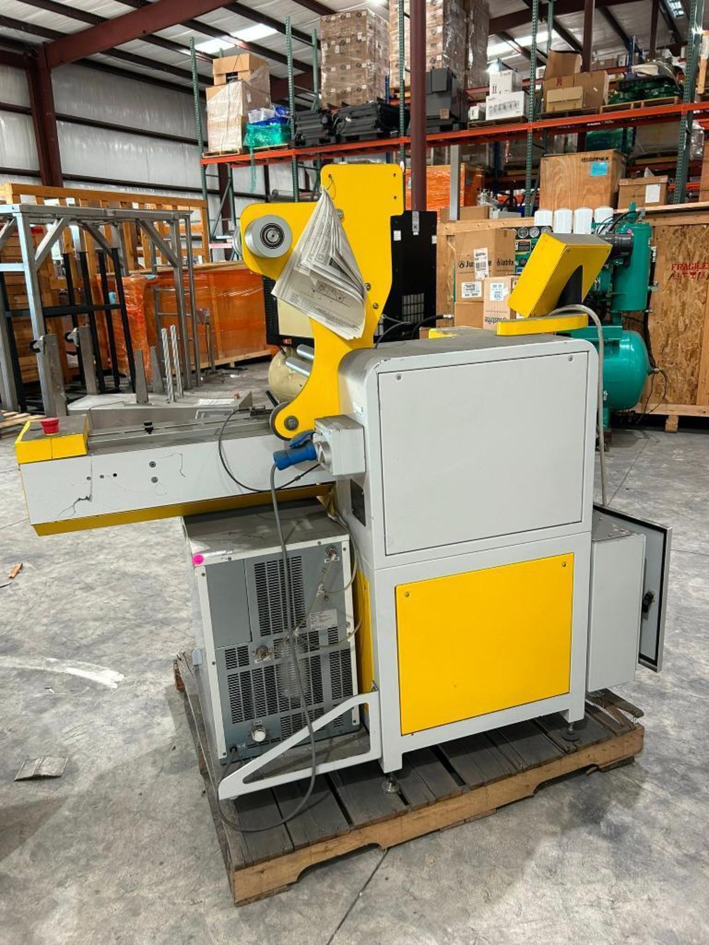 TLM Flow Wrapping Machine, Model # Wiki, Serial # 1377. With SMC Thermo ...