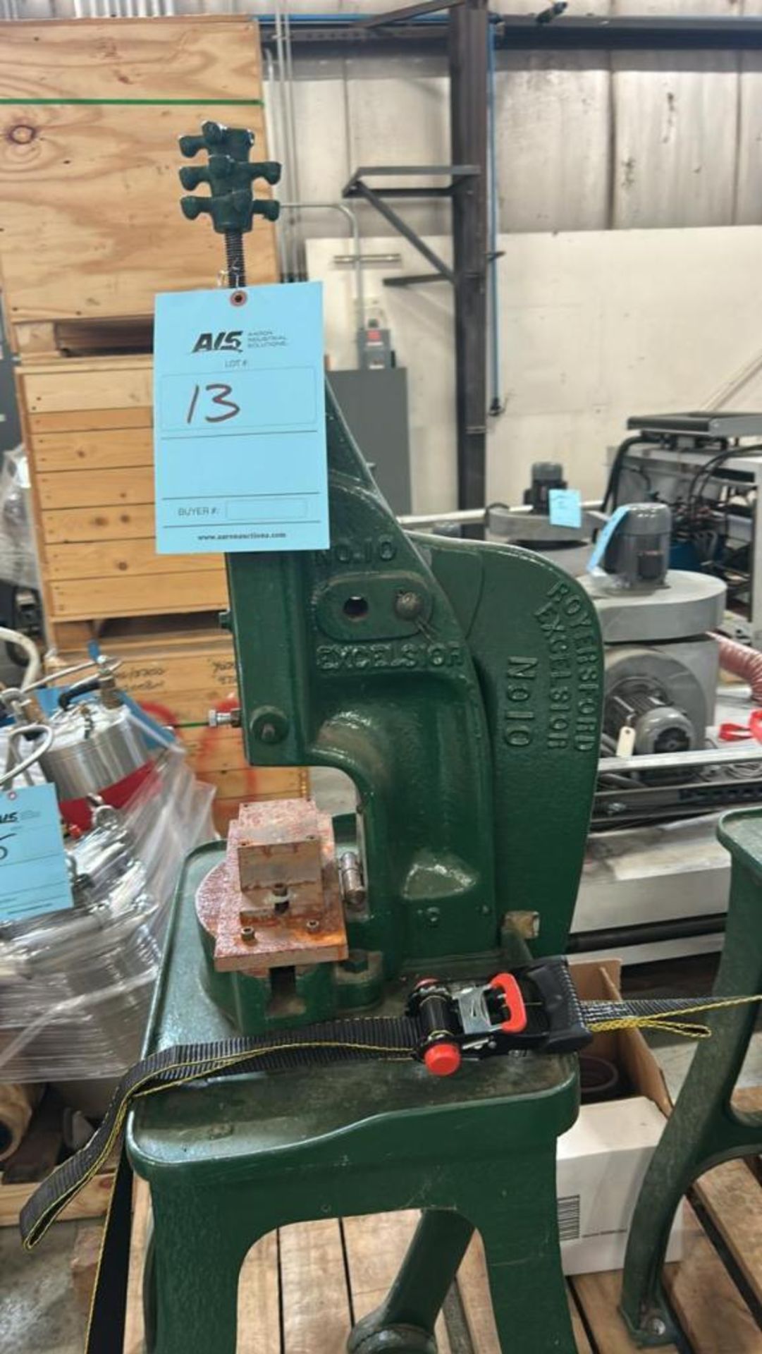 Royersford Excelsior Foot-Operated Punch/Stamping Kick Press, Model# KP ...