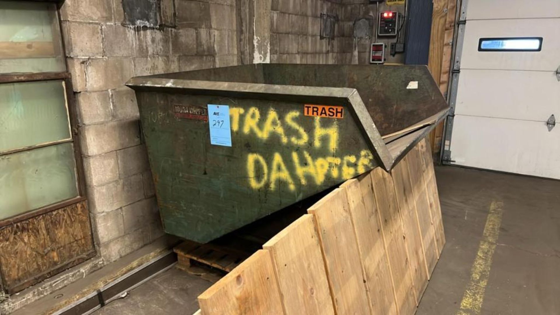 Self Dumping Scrap Hopper.