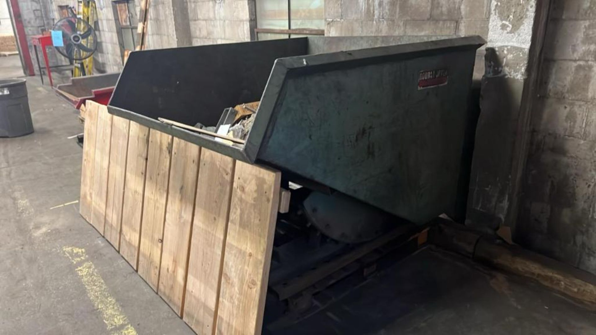 Self Dumping Scrap Hopper.