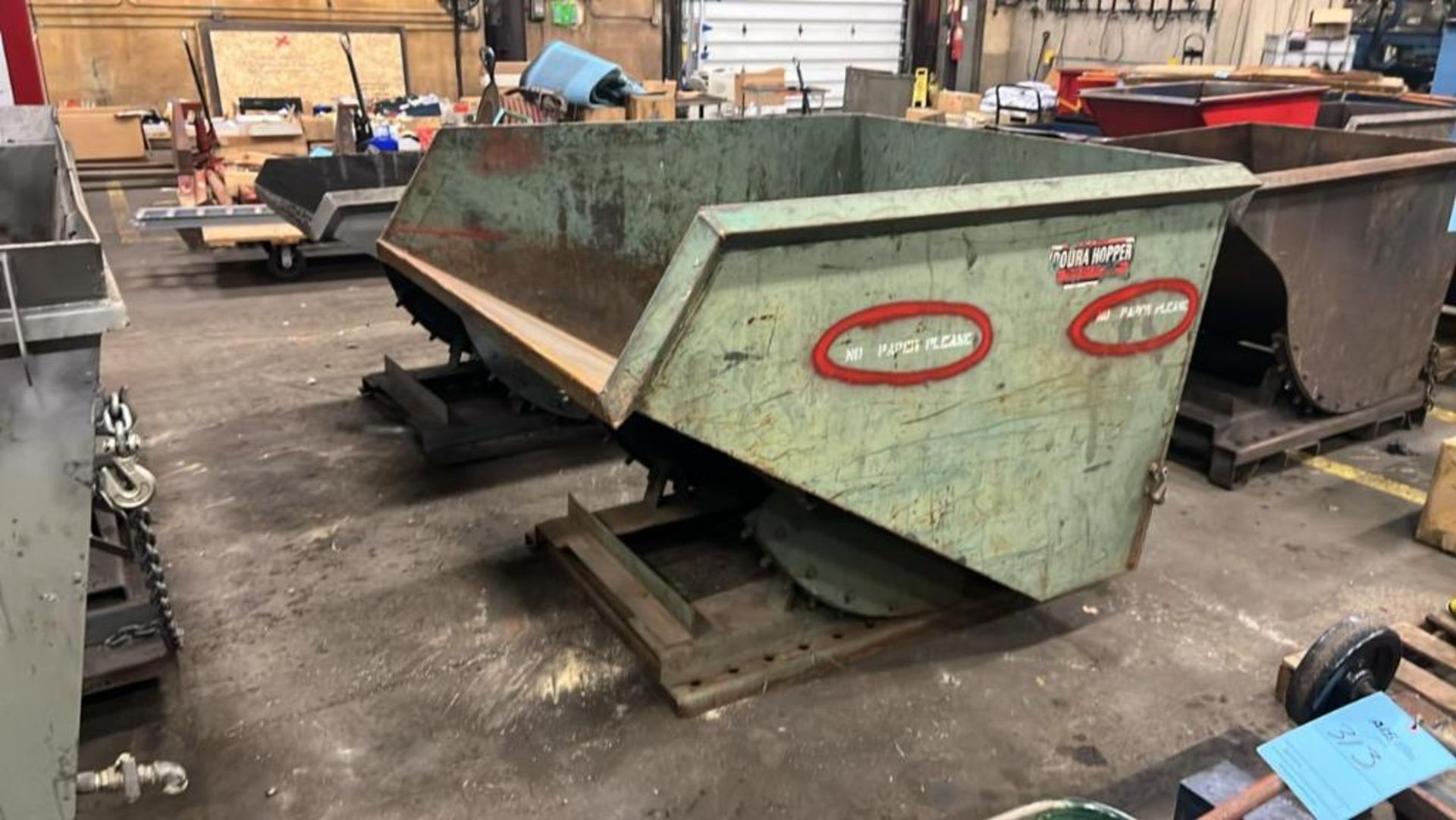 Self Dumping Scrap Hopper.