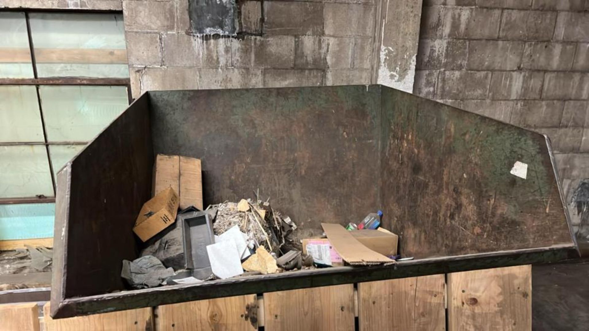 Self Dumping Scrap Hopper.