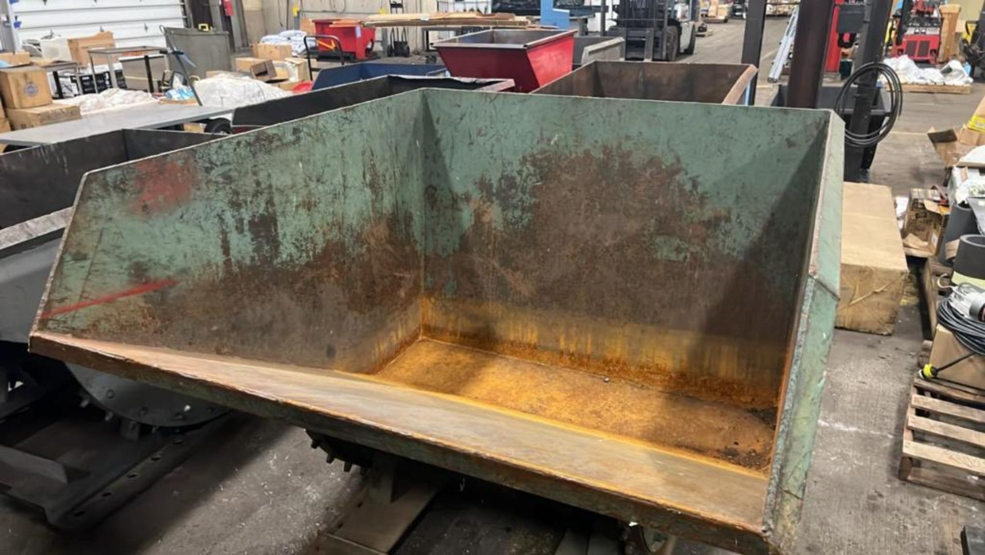 Self Dumping Scrap Hopper.