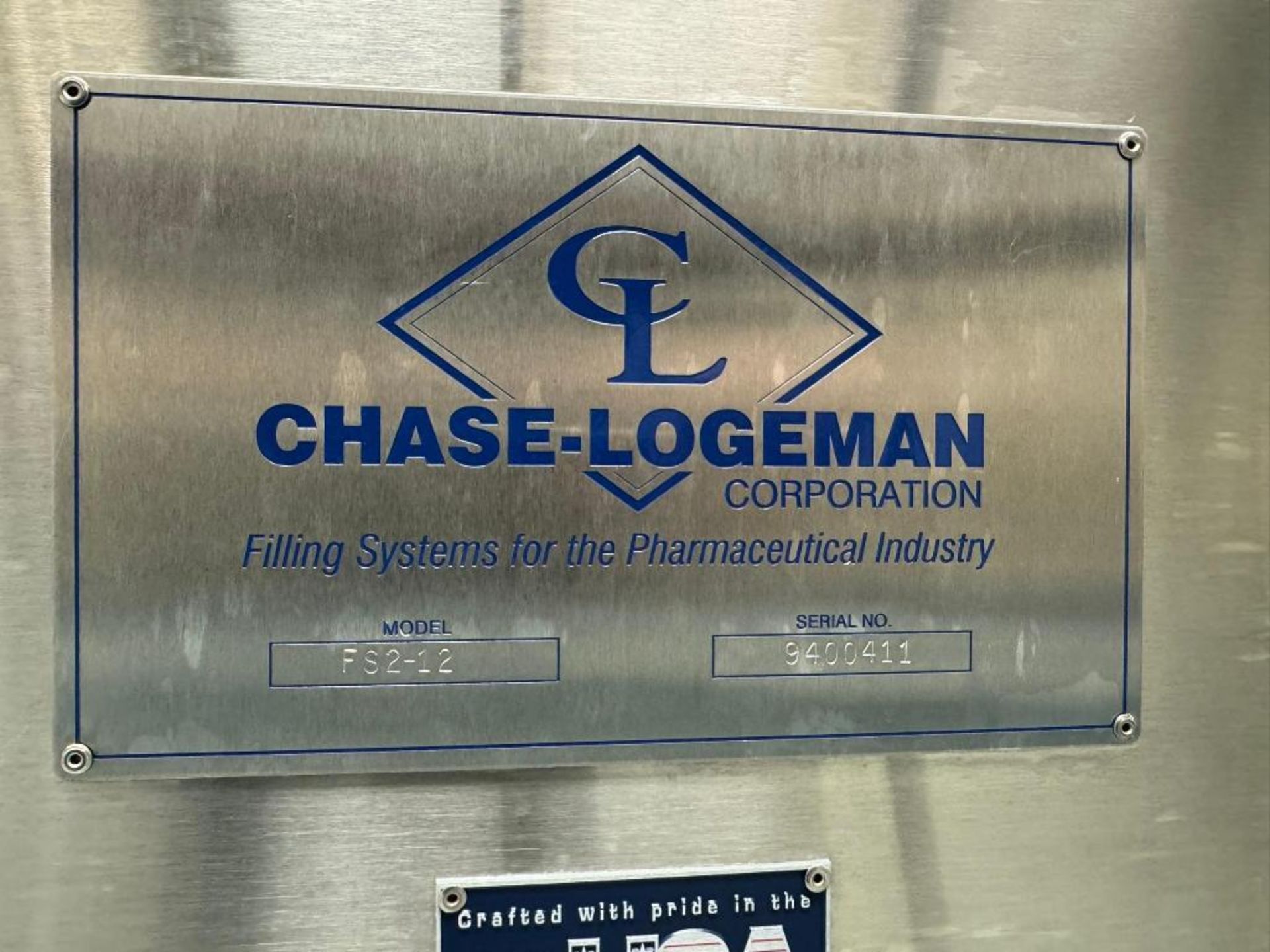 Chase-Logeman Aseptic Filling & Stoppering Machine, Model# FS2-12 ...