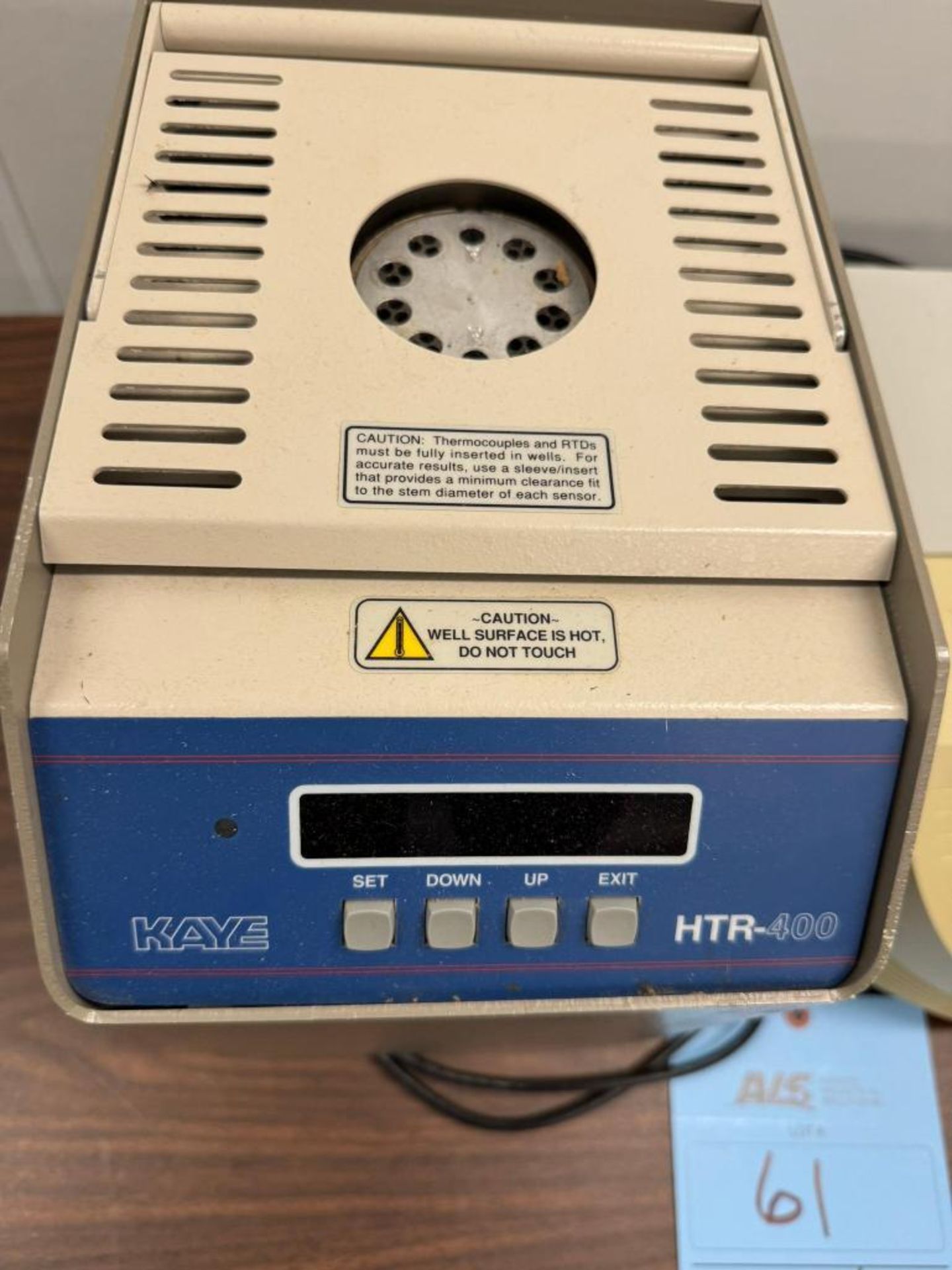 Lot consisting of: (1) Kaye Instruments Dry Block Calibrator, model HTR ...