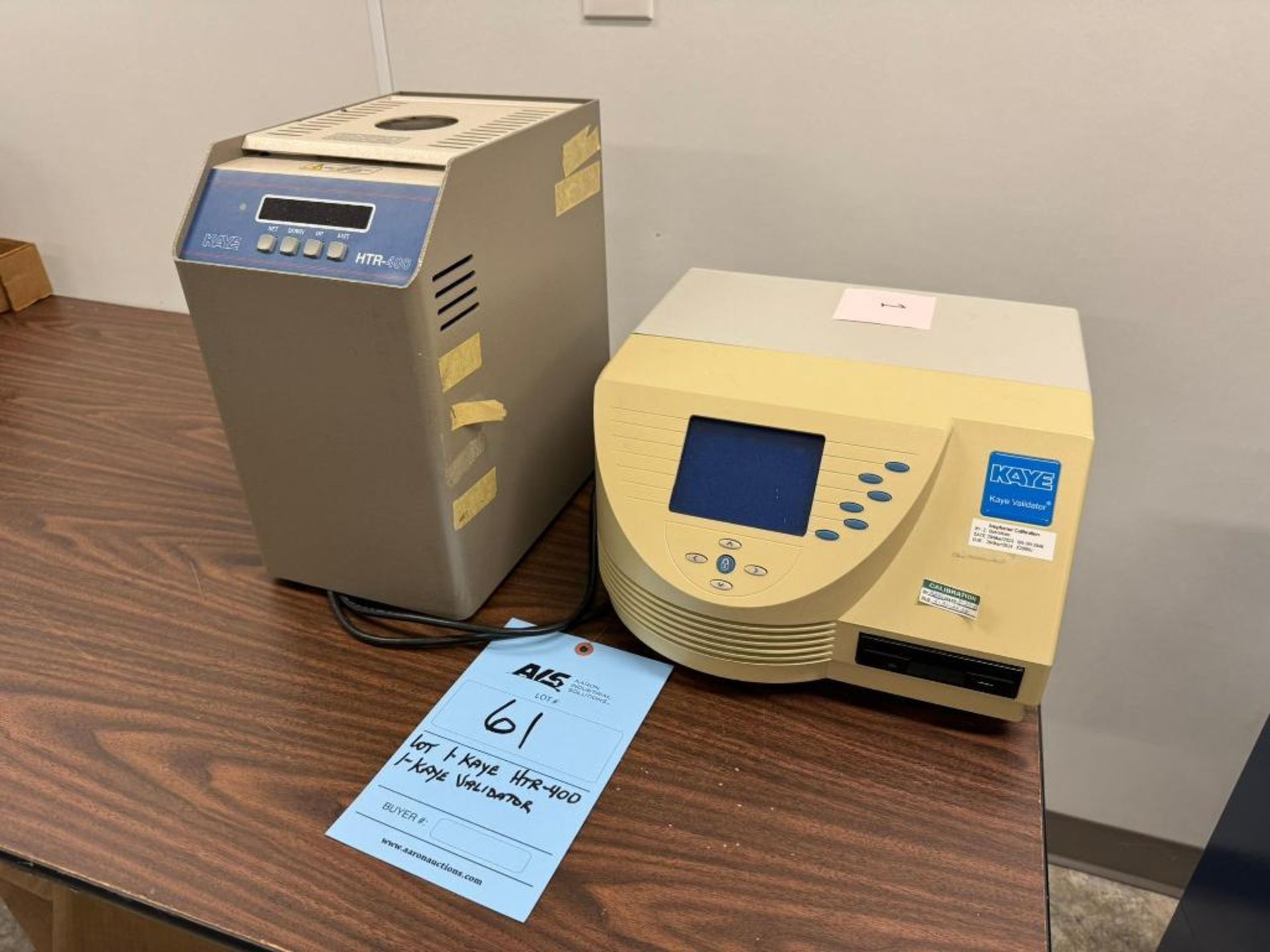 Lot consisting of: (1) Kaye Instruments Dry Block Calibrator, model HTR ...