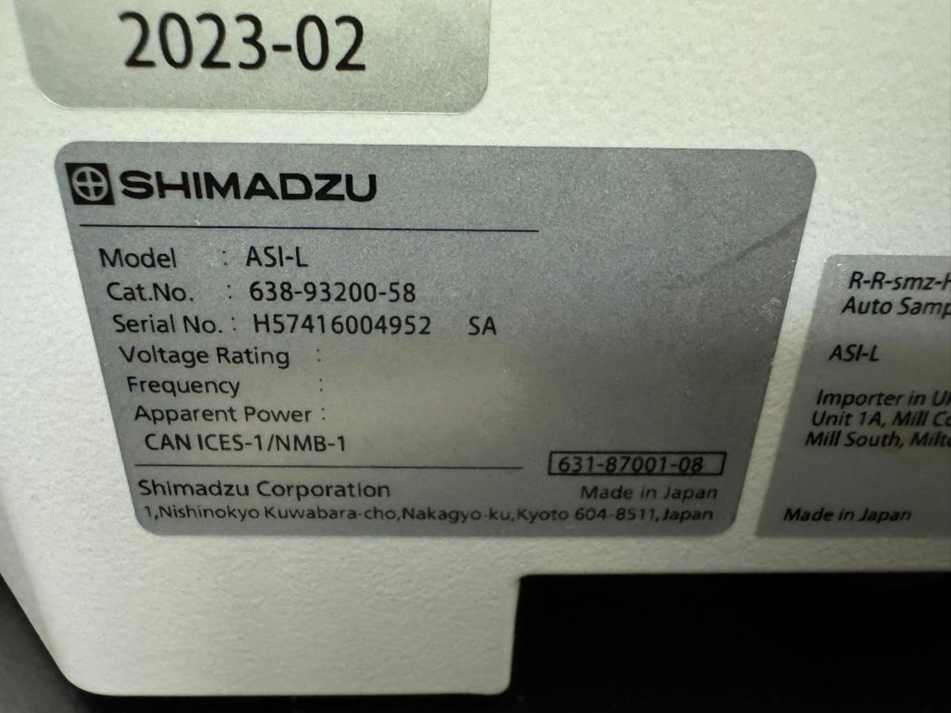Shimadzu TOC-L Series Total Organic Carbon Analyzer, Model TOC-L CSH ...