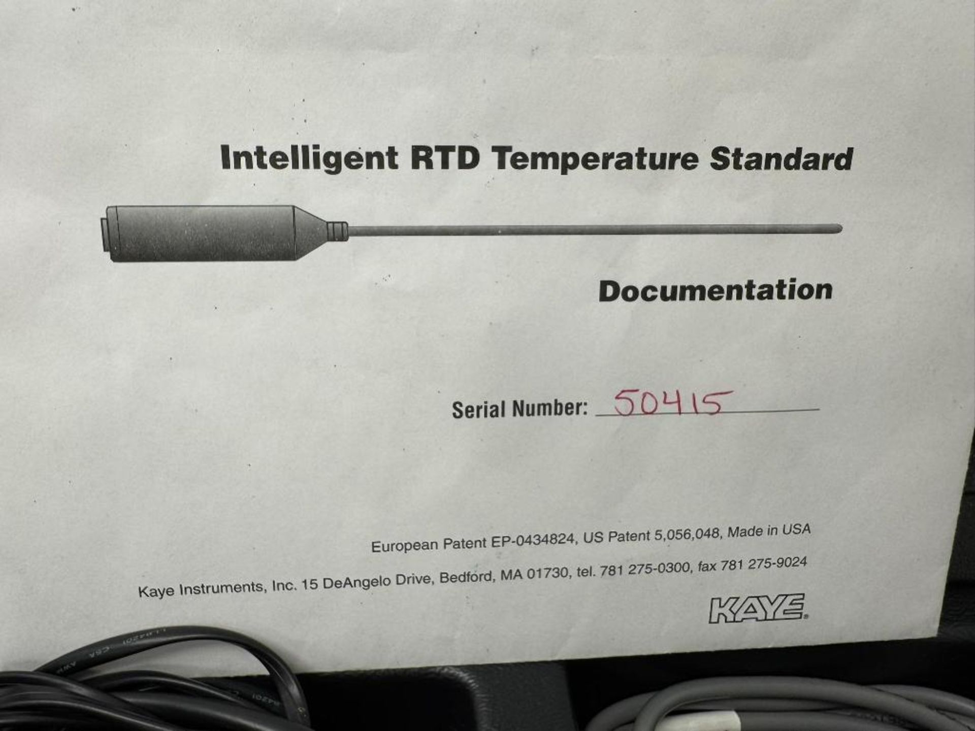 Lot consisting of: (1) Kaye Instruments Intelligent RTD, (1) Sper ...