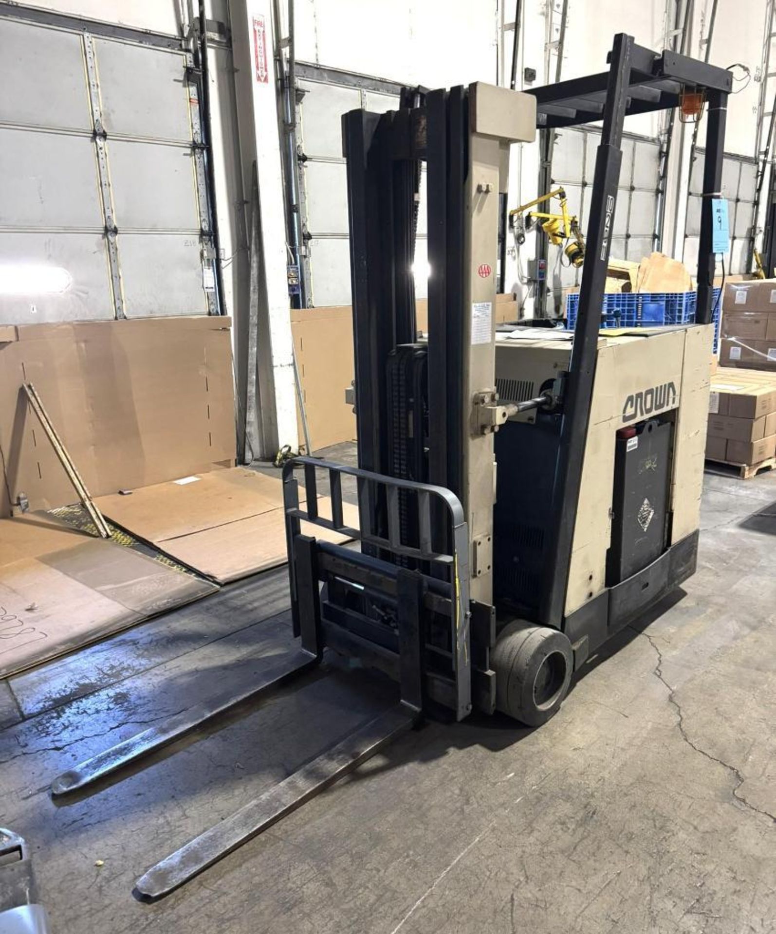 Crown Stand-Up Forklift, Model# 40RCTT, Serial# 1A125165. Approximately ...