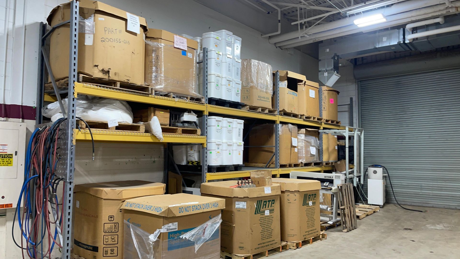 Plastic Resin & Material: Various Gaylords Bins and Barrels of Resin ...