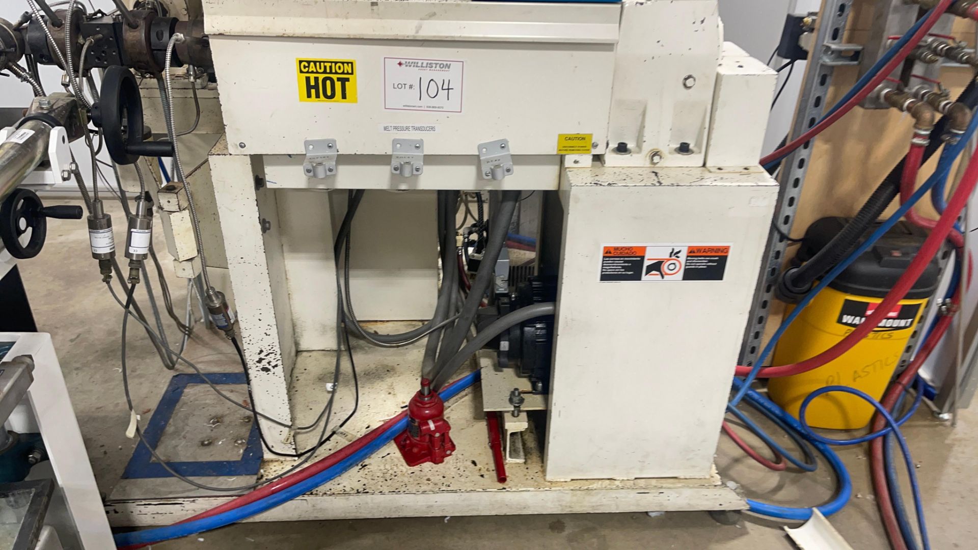 Harrel #10 Plastic Extruder with Temperature Controller and Loader