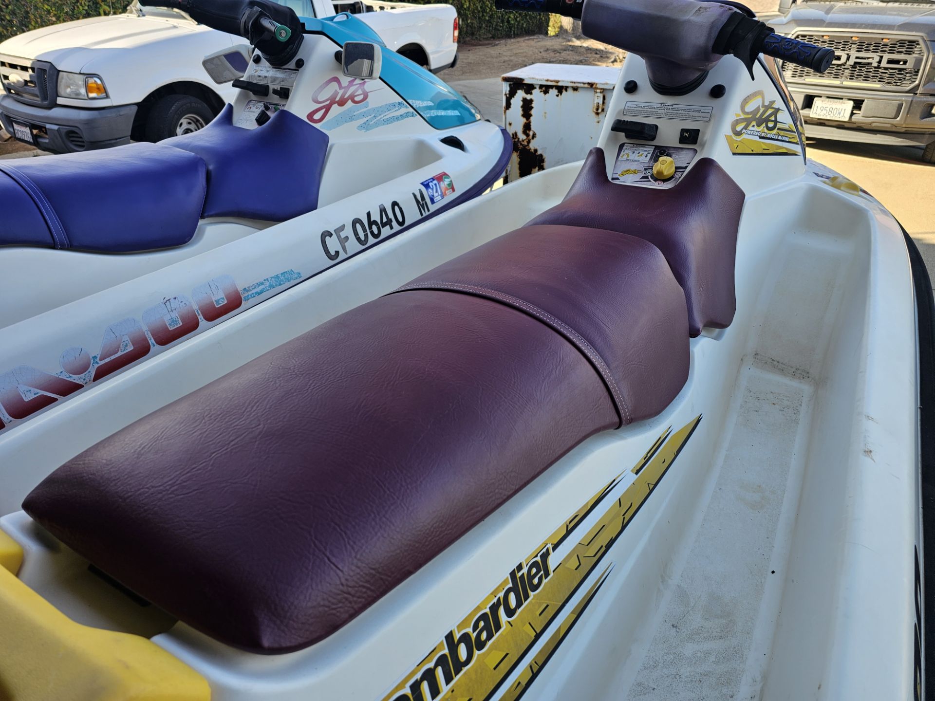 1998 and 1994 Bombardier Sea Doo GTS Rotax Engine w/1999 Long Ran ...