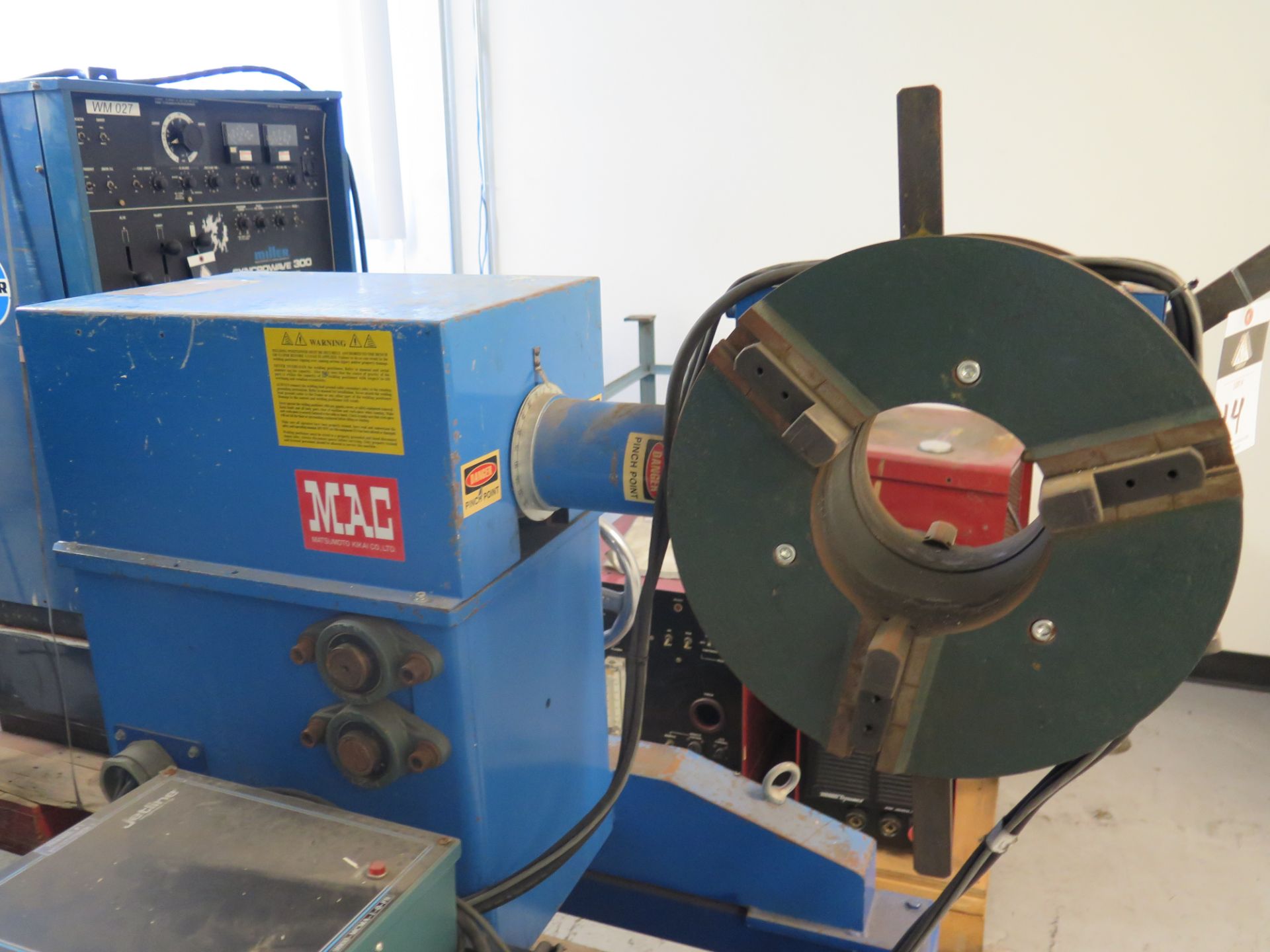 Matsumoto Kikai mdl. MAC-HR-3C-2.5 Dual 15" Welding Positioner w ...