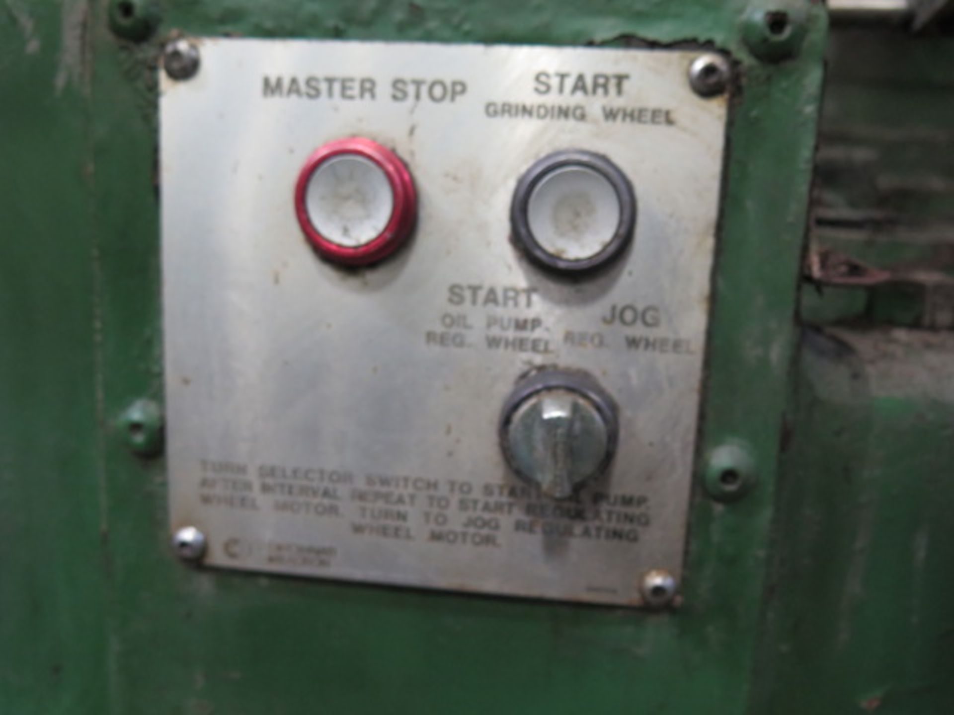 Cincinnati Centerless Grinder w/ Hydraulic Grinding Wheel Dresser ...