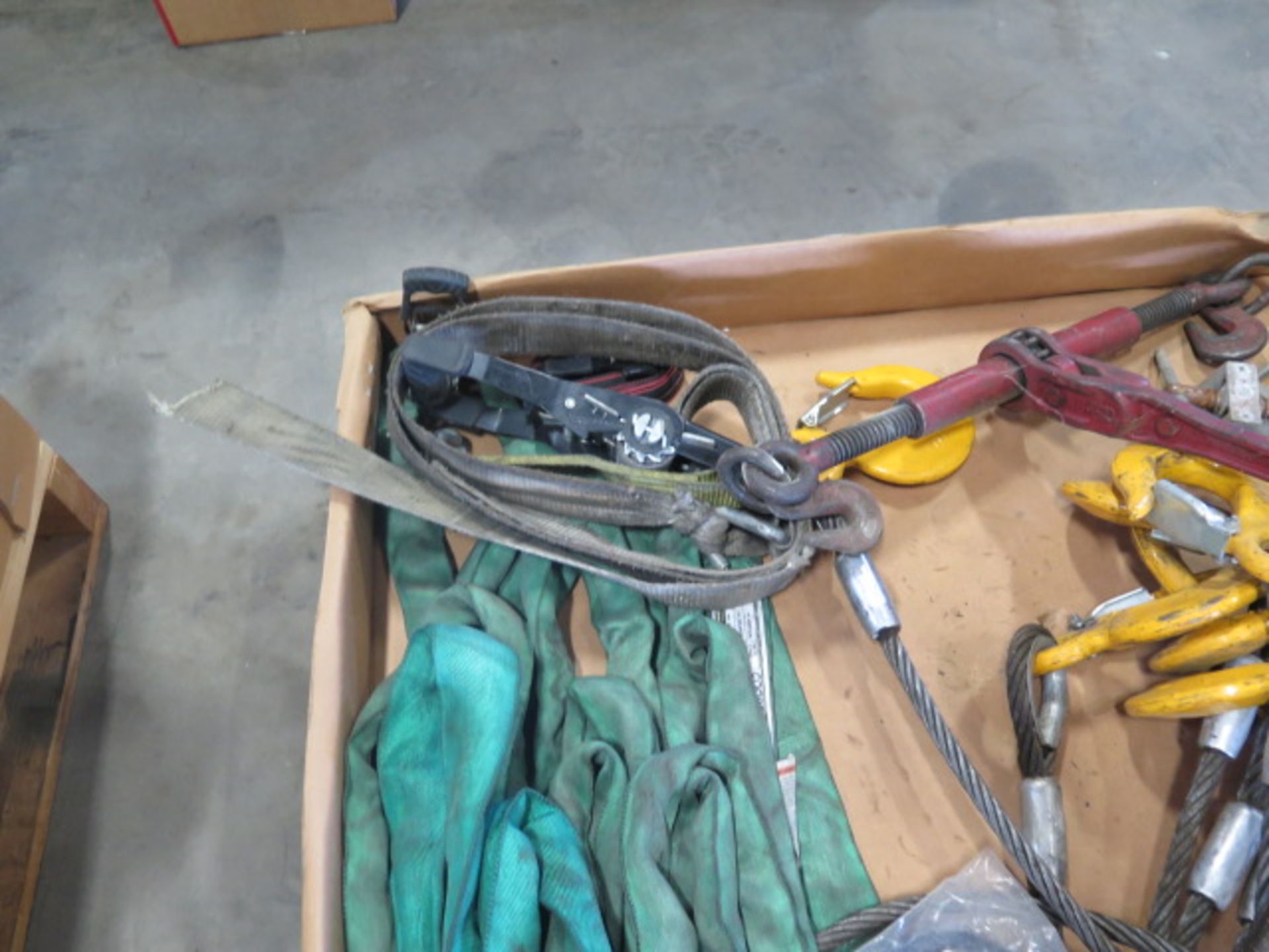 Slings, Johnson Bar and Tie-Downs (SOLD AS-IS - NO WARRANTY)