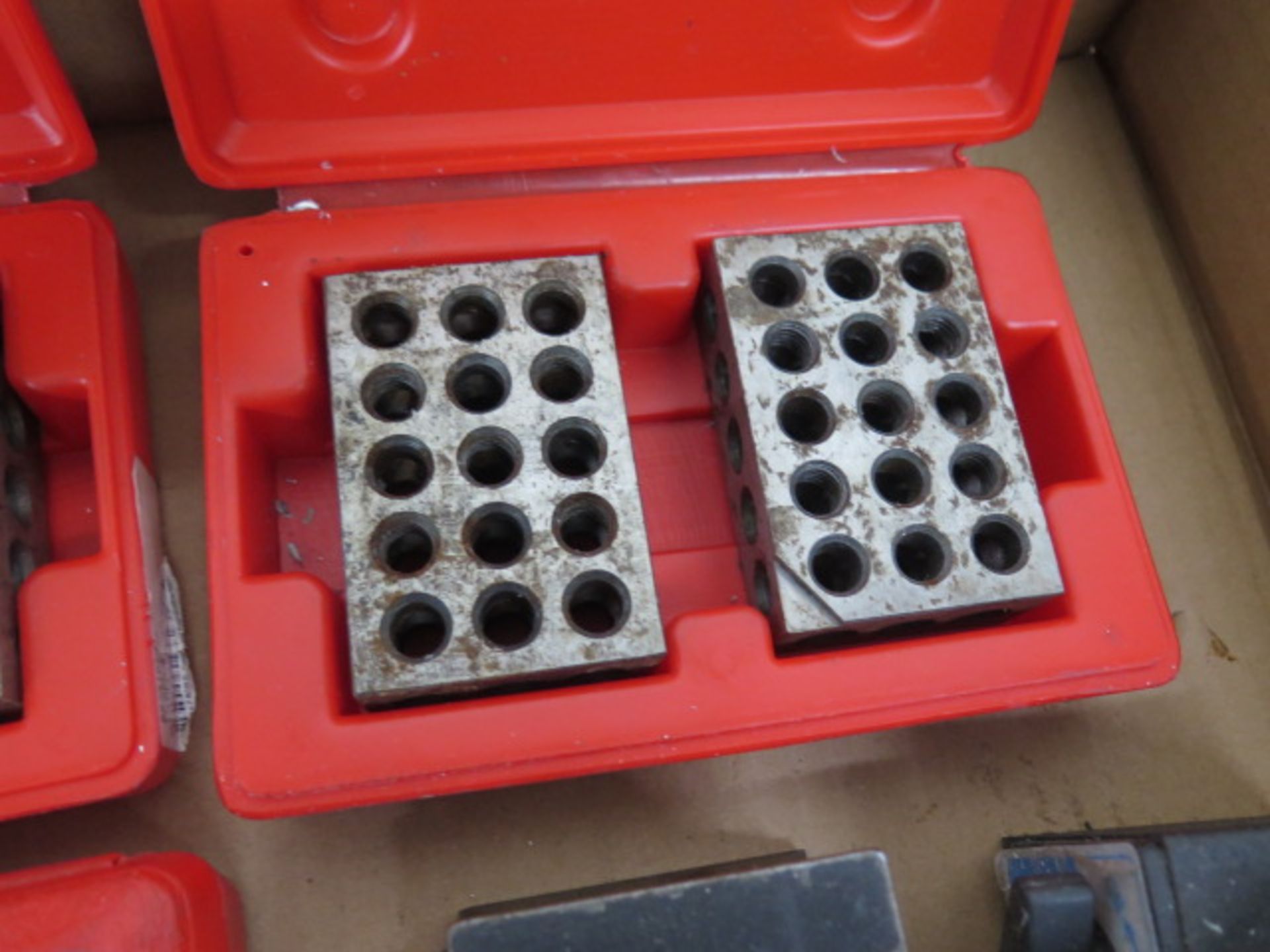 SPI 1-2-3 Block Sets (3) and (2) Magnetic Bases (SOLD AS-IS - NO WARRANTY)