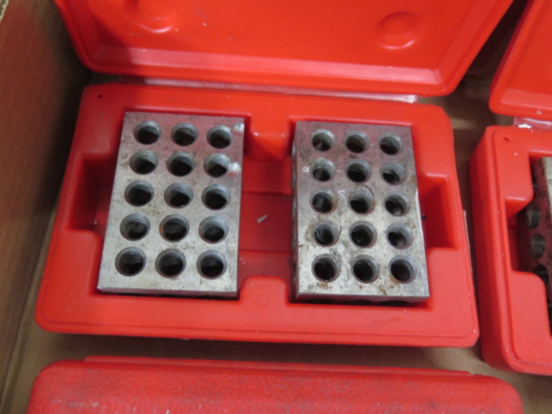 SPI 1-2-3 Block Sets (3) and (2) Magnetic Bases (SOLD AS-IS - NO WARRANTY)