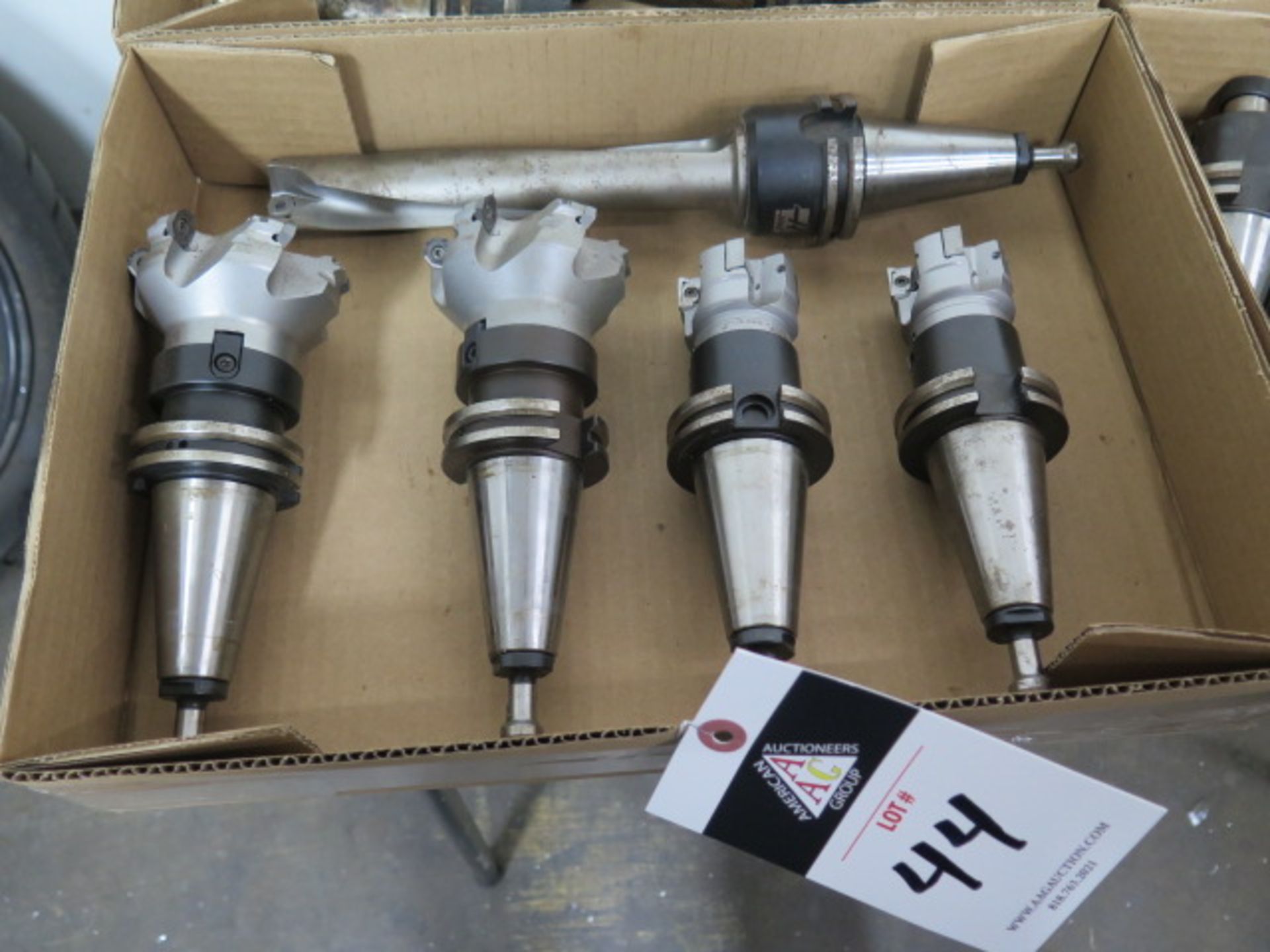 CAT-40 Taper Insert Shell Mills and Insert Drill (5) (SOLD AS-IS - NO ...